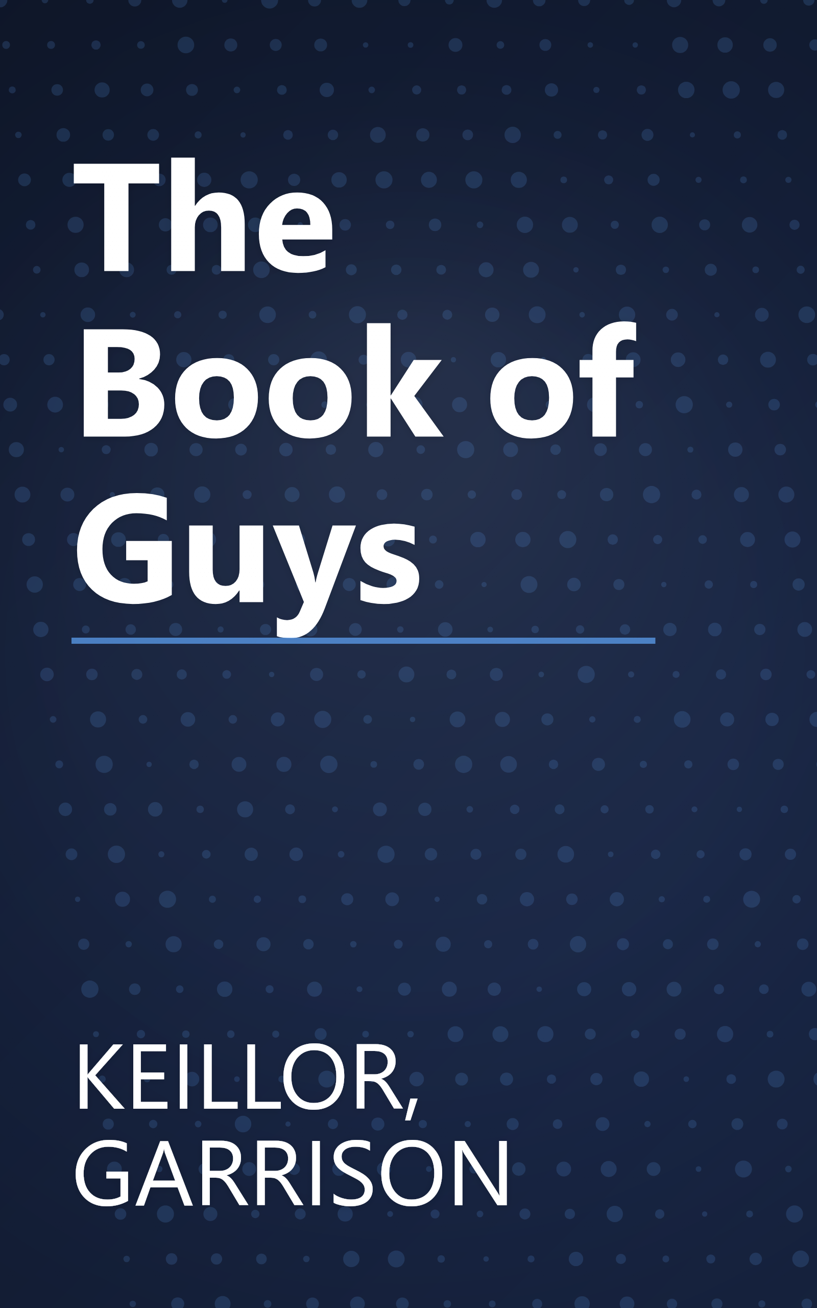 The Book of Guys book cover