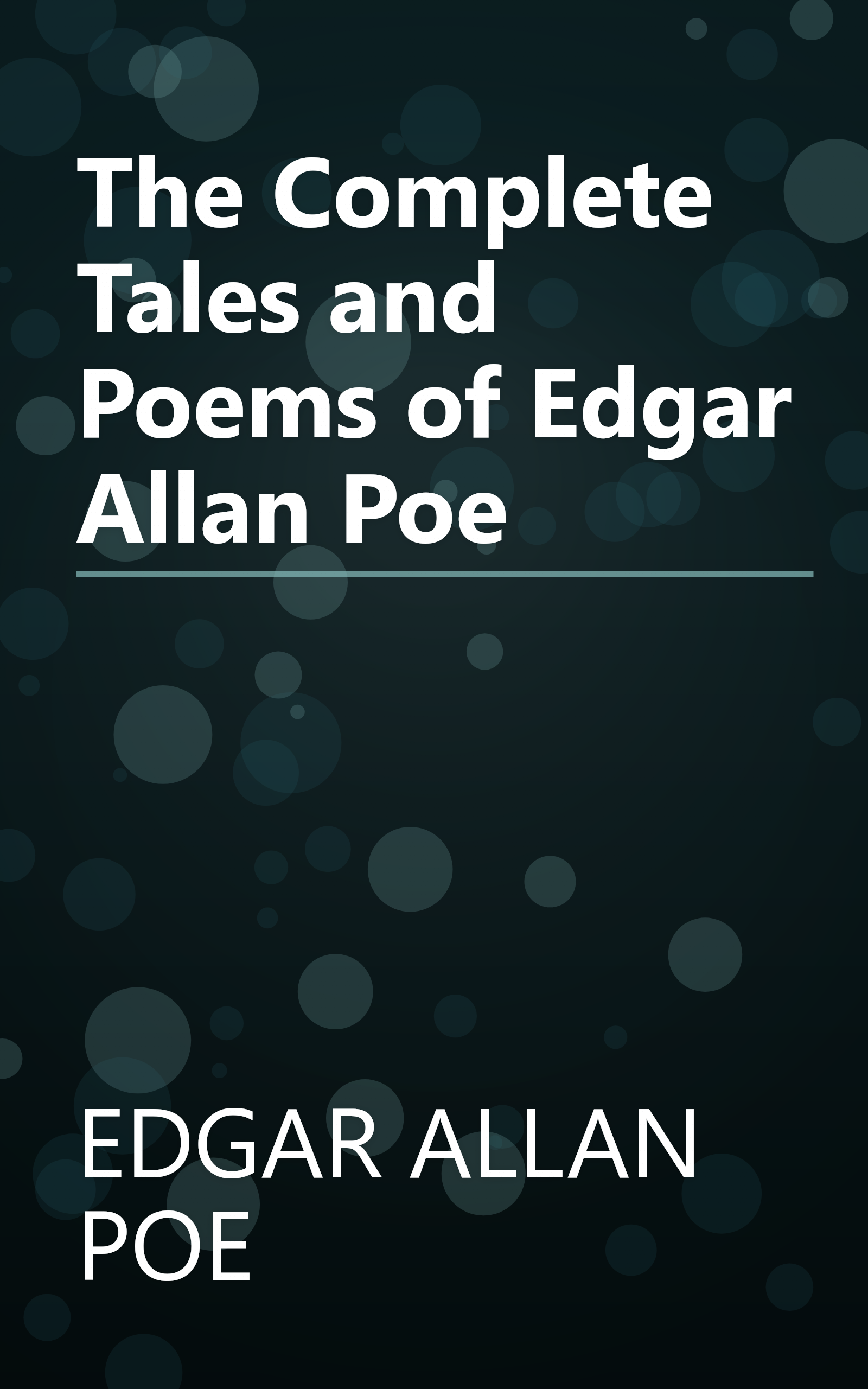 The Complete Tales and Poems of Edgar Allan Poe book cover