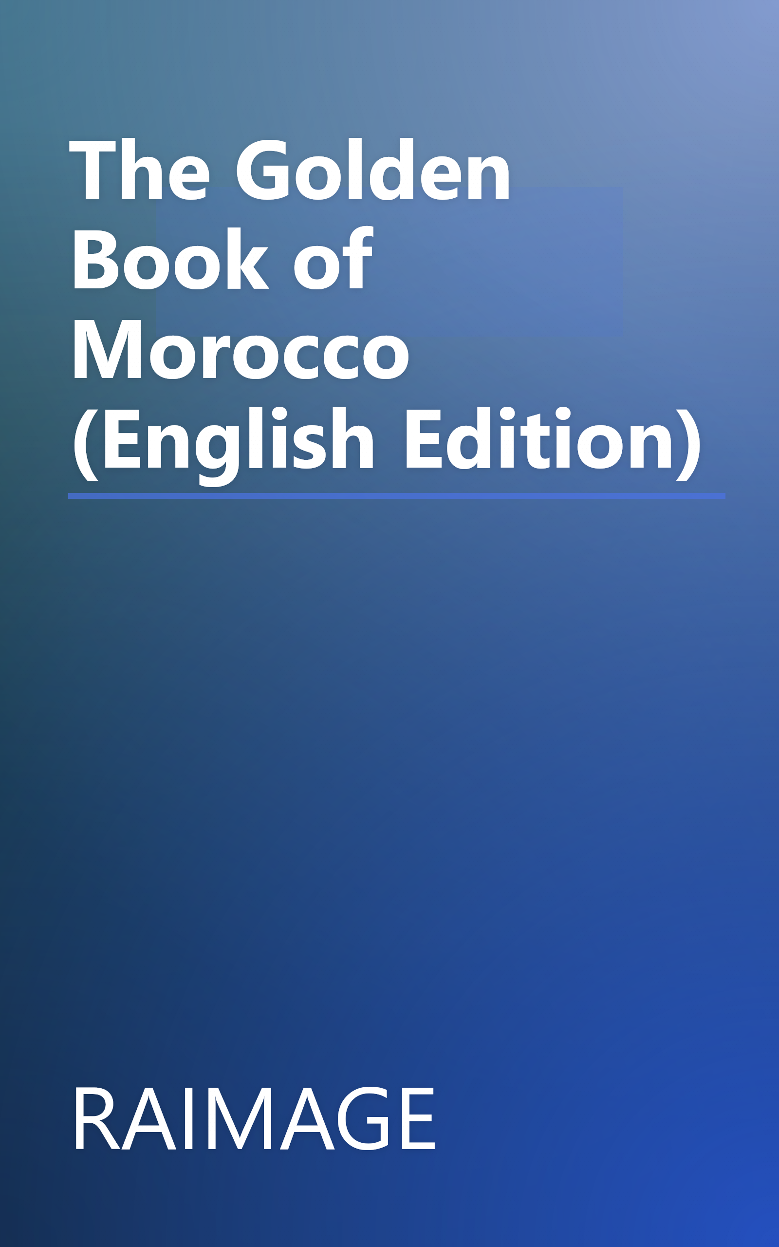 The Golden Book of Morocco (English Edition) book cover