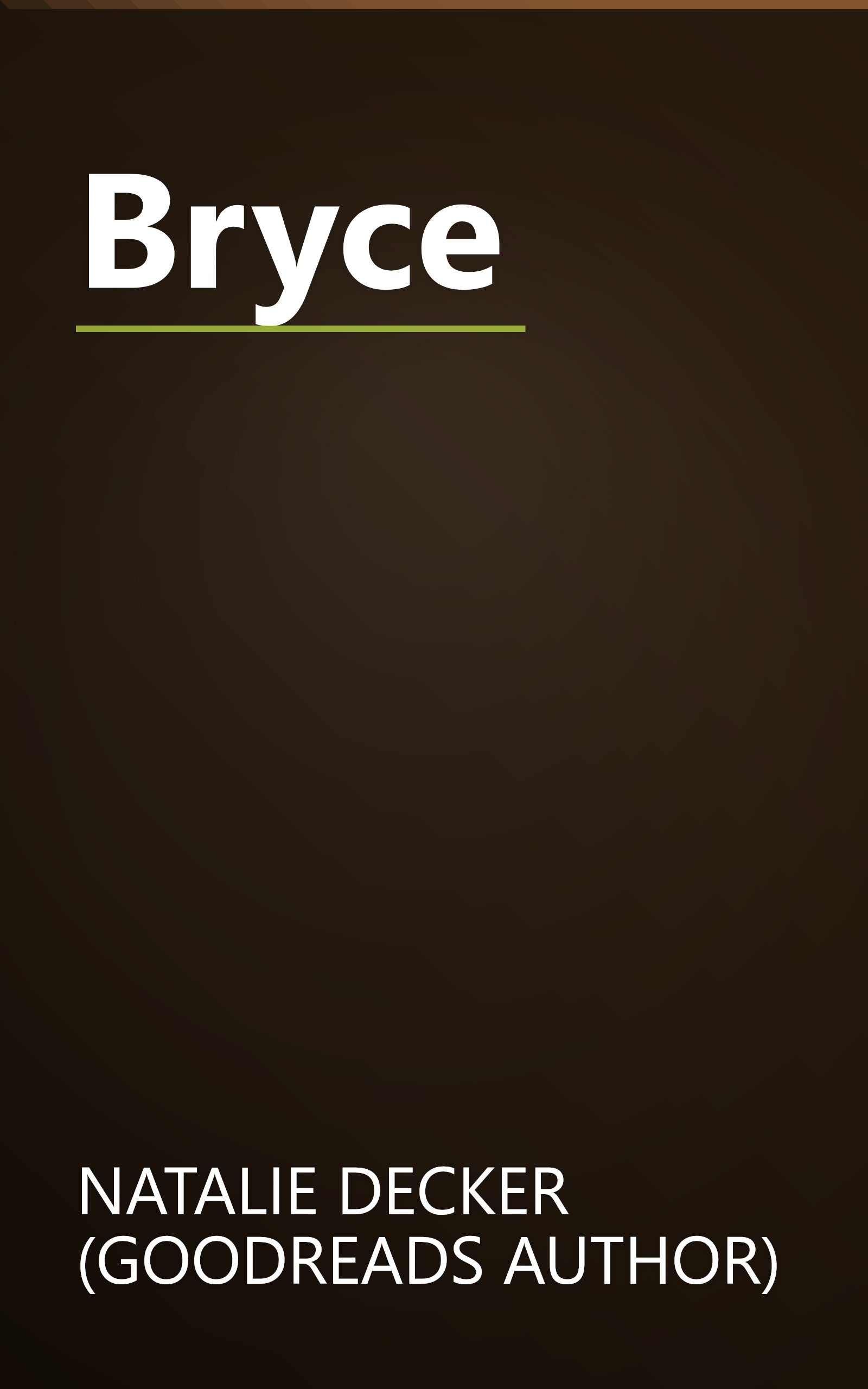 Bryce book cover
