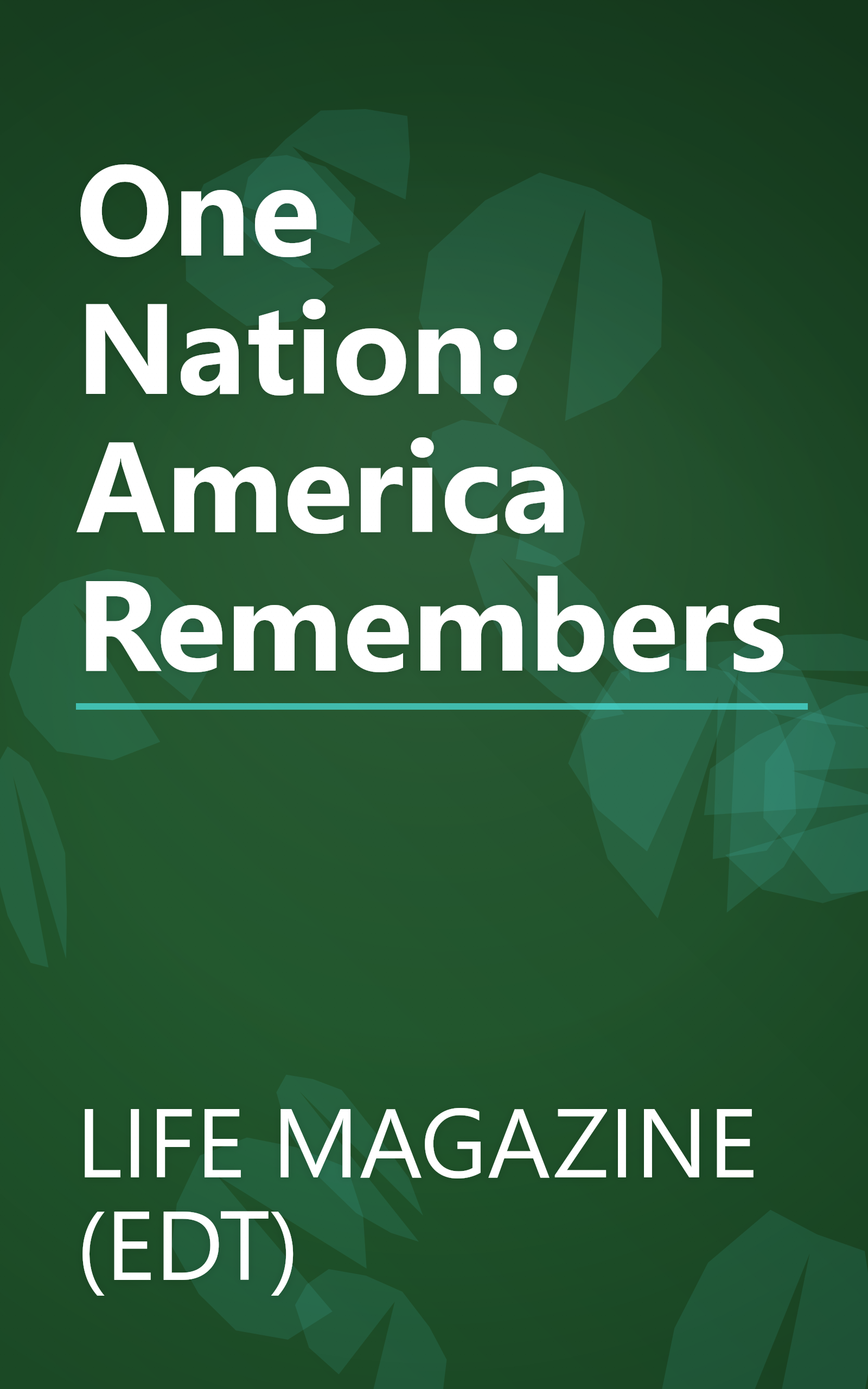 One Nation: America Remembers book cover