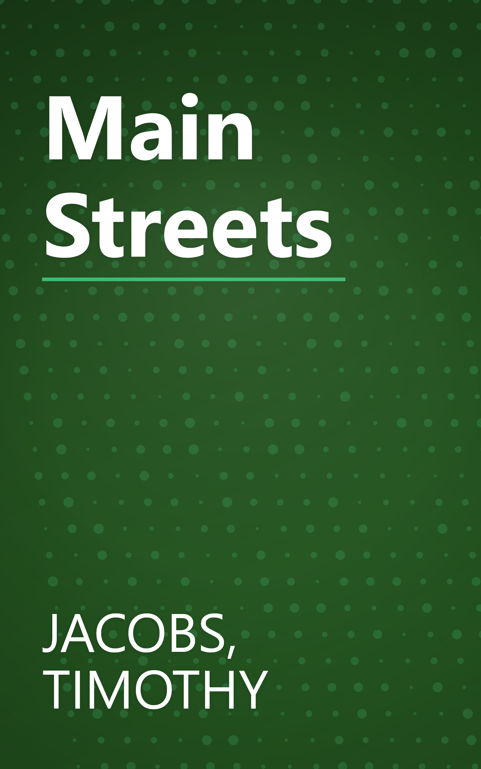 Main Streets book cover