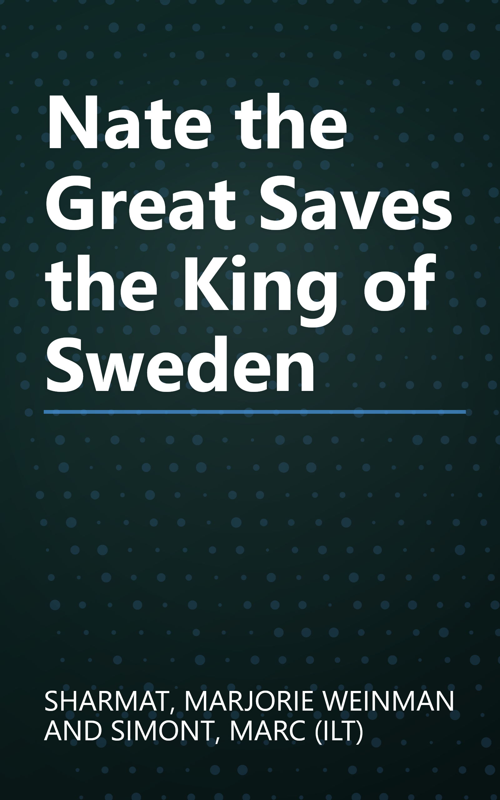 Nate the Great Saves the King of Sweden book cover
