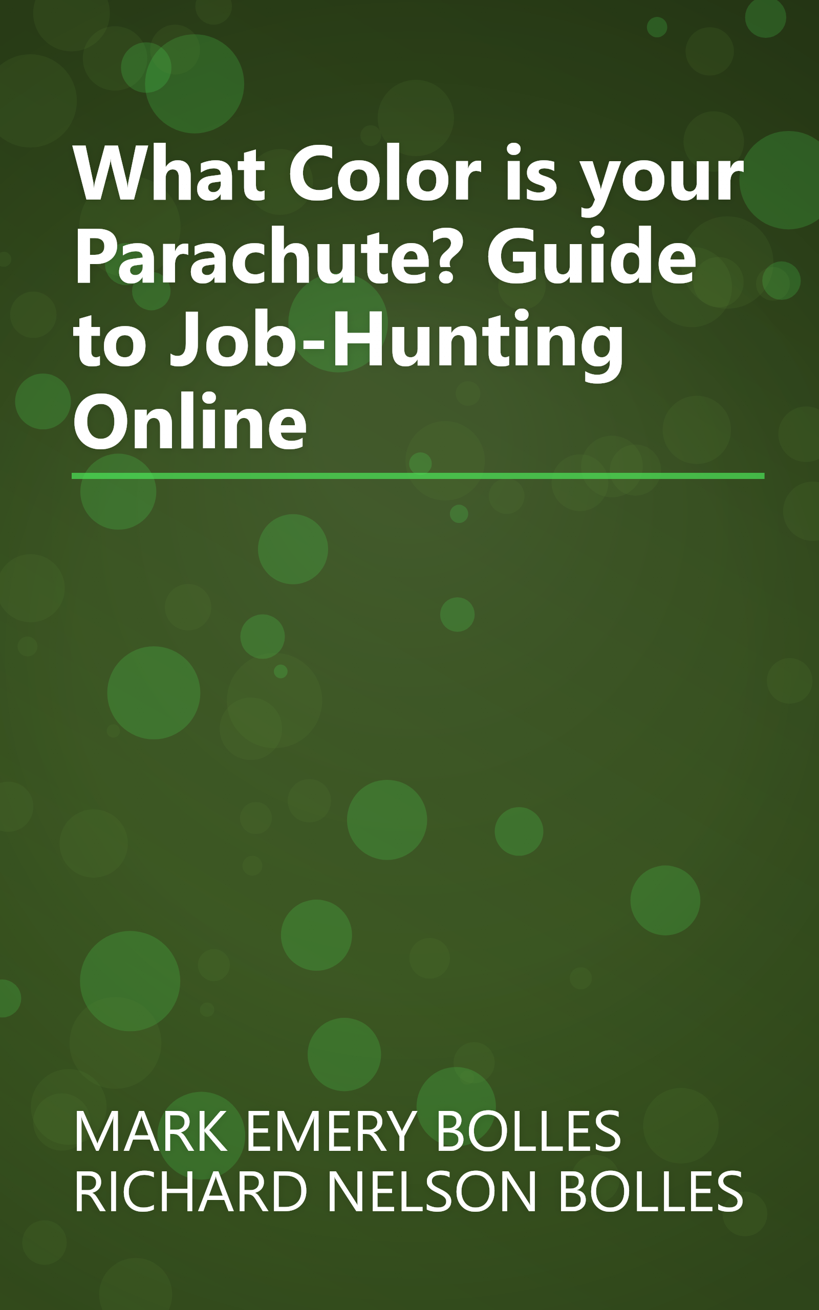 What Color is your Parachute? Guide to Job-Hunting Online book cover