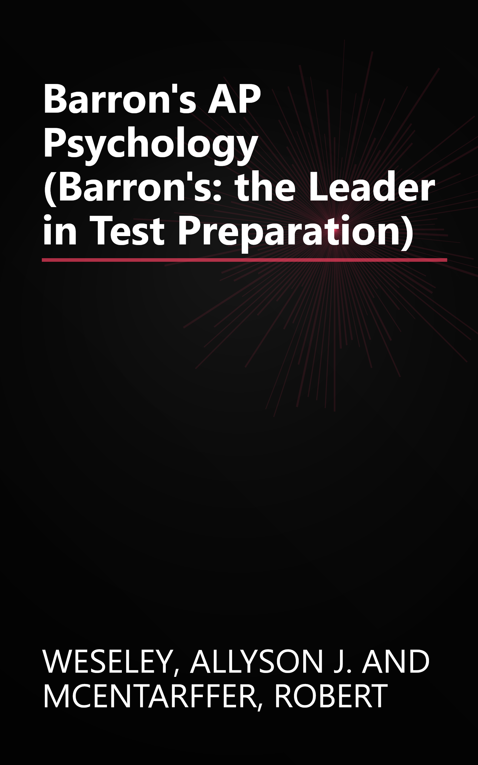 Barron's AP Psychology (Barron's: the Leader in Test Preparation) book cover