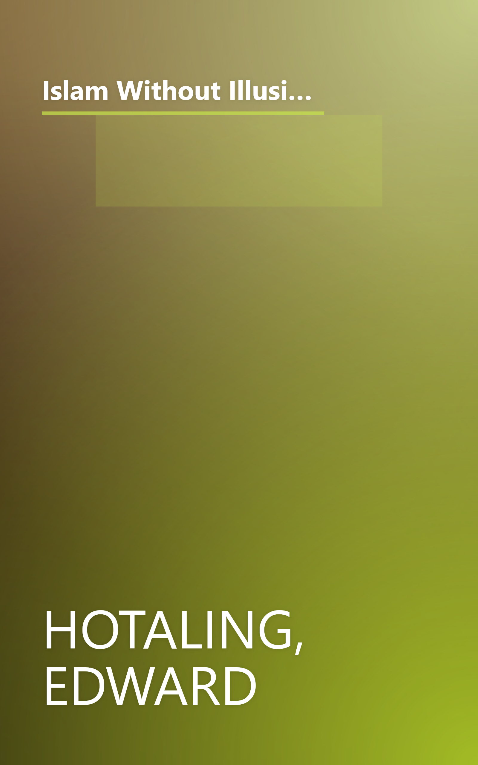 Islam Without Illusions: Its Past, Its Present, and Its Challenge for the Future (Contemporary Issues in the Middle East) book cover