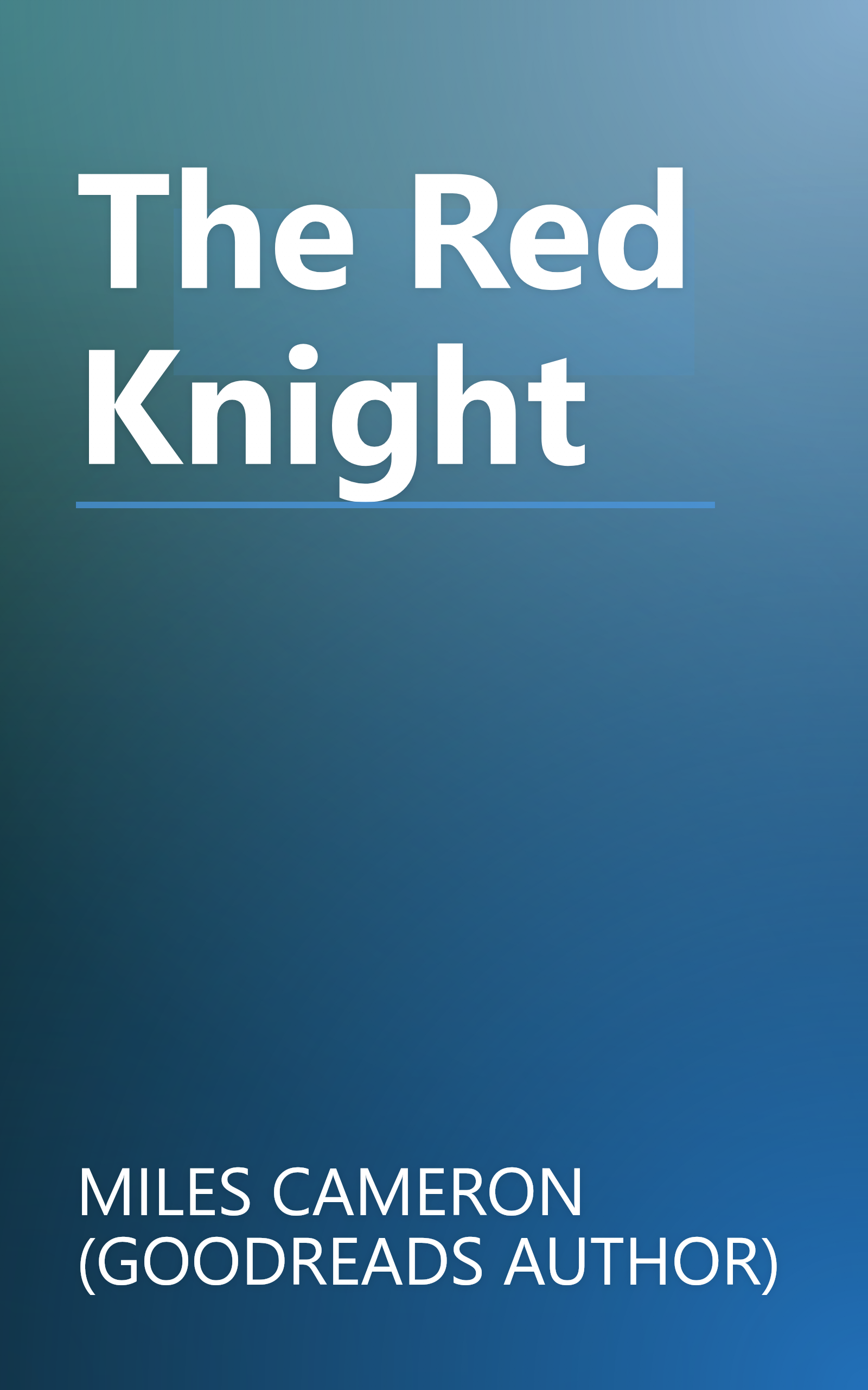 The Red Knight book cover