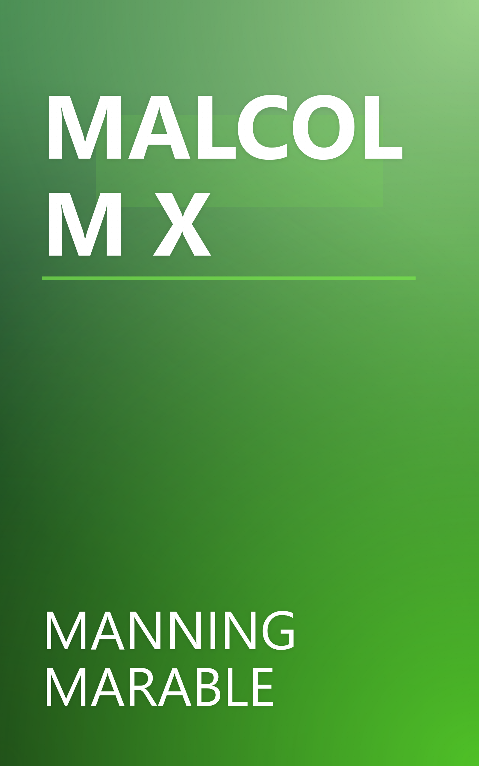 MALCOLM X book cover