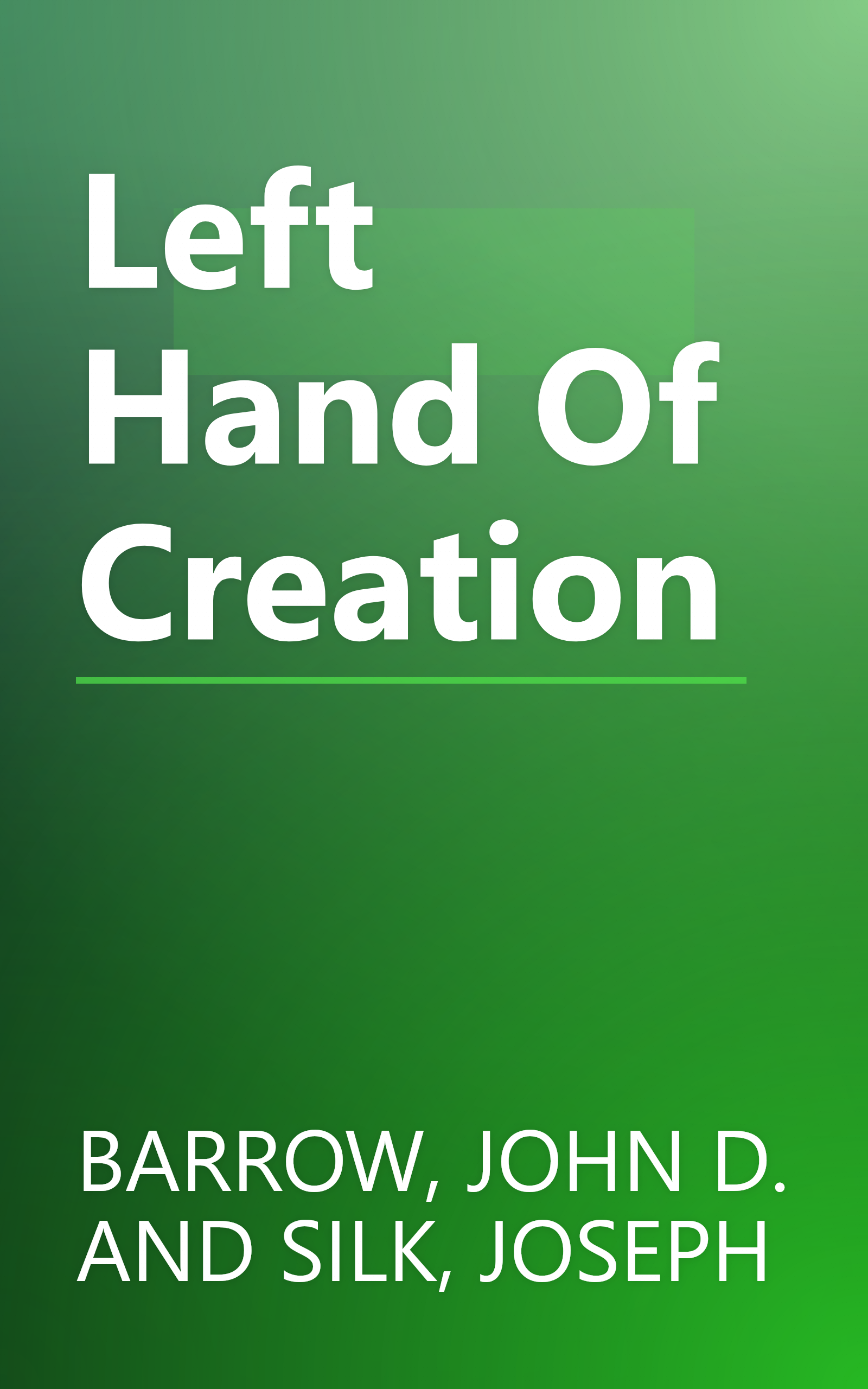 Left Hand Of Creation book cover