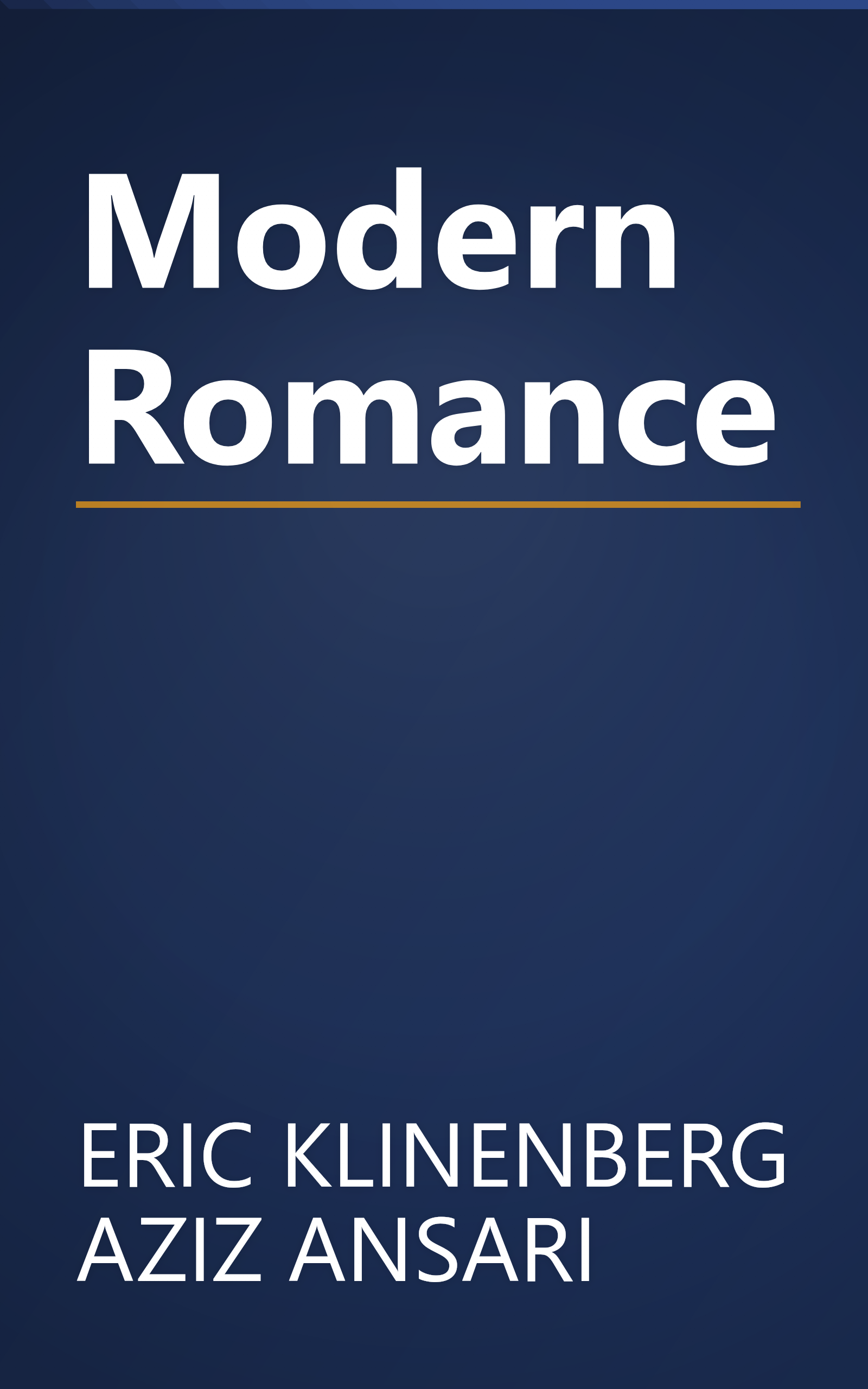 Modern Romance book cover