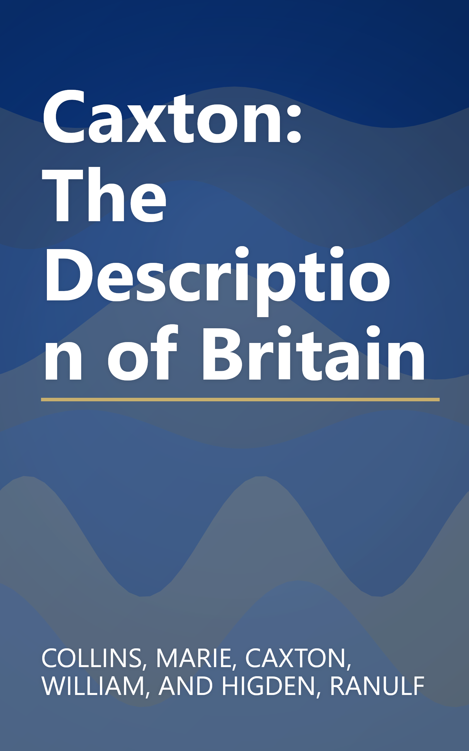 Caxton: The Description of Britain book cover