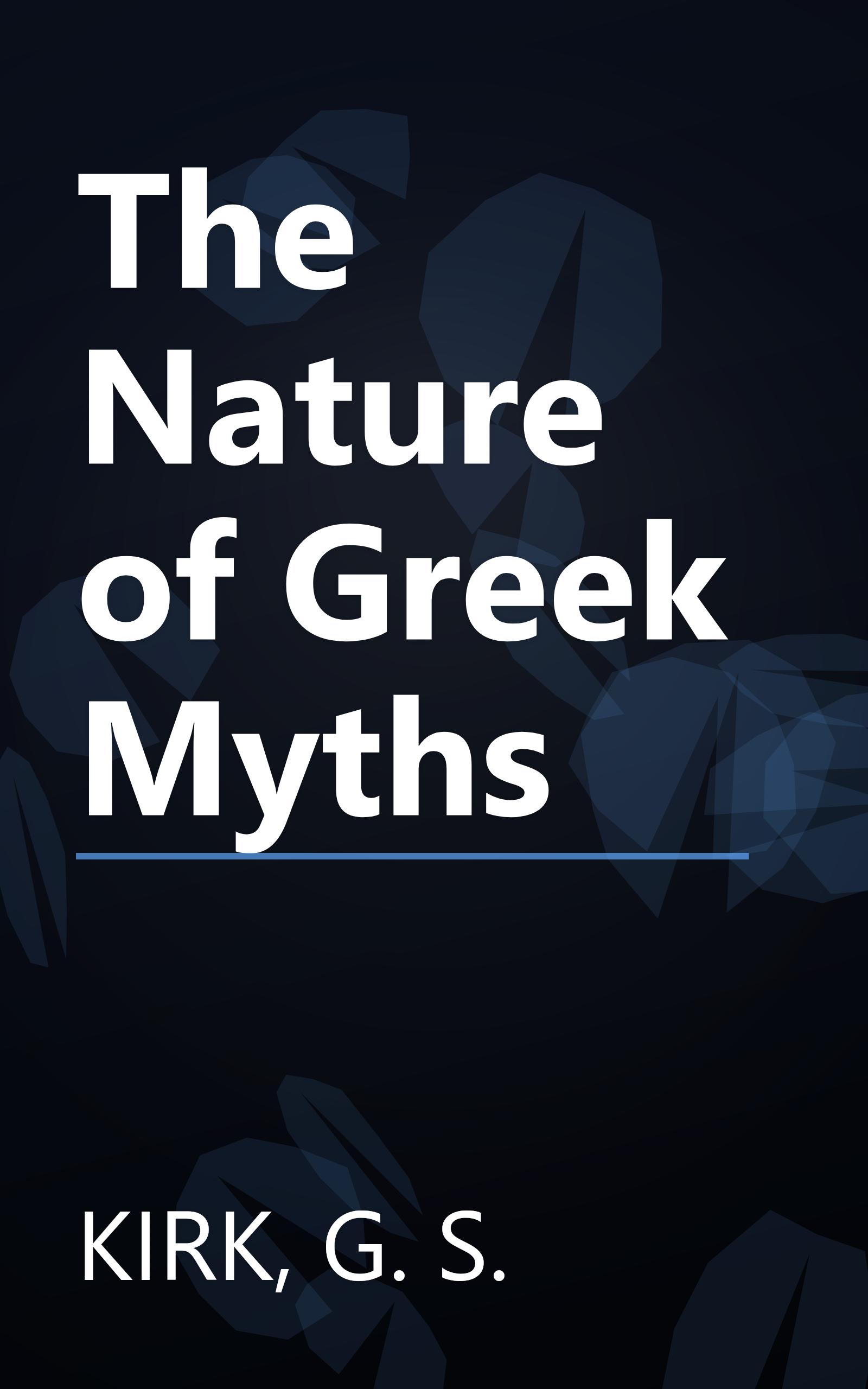 The Nature of Greek Myths book cover