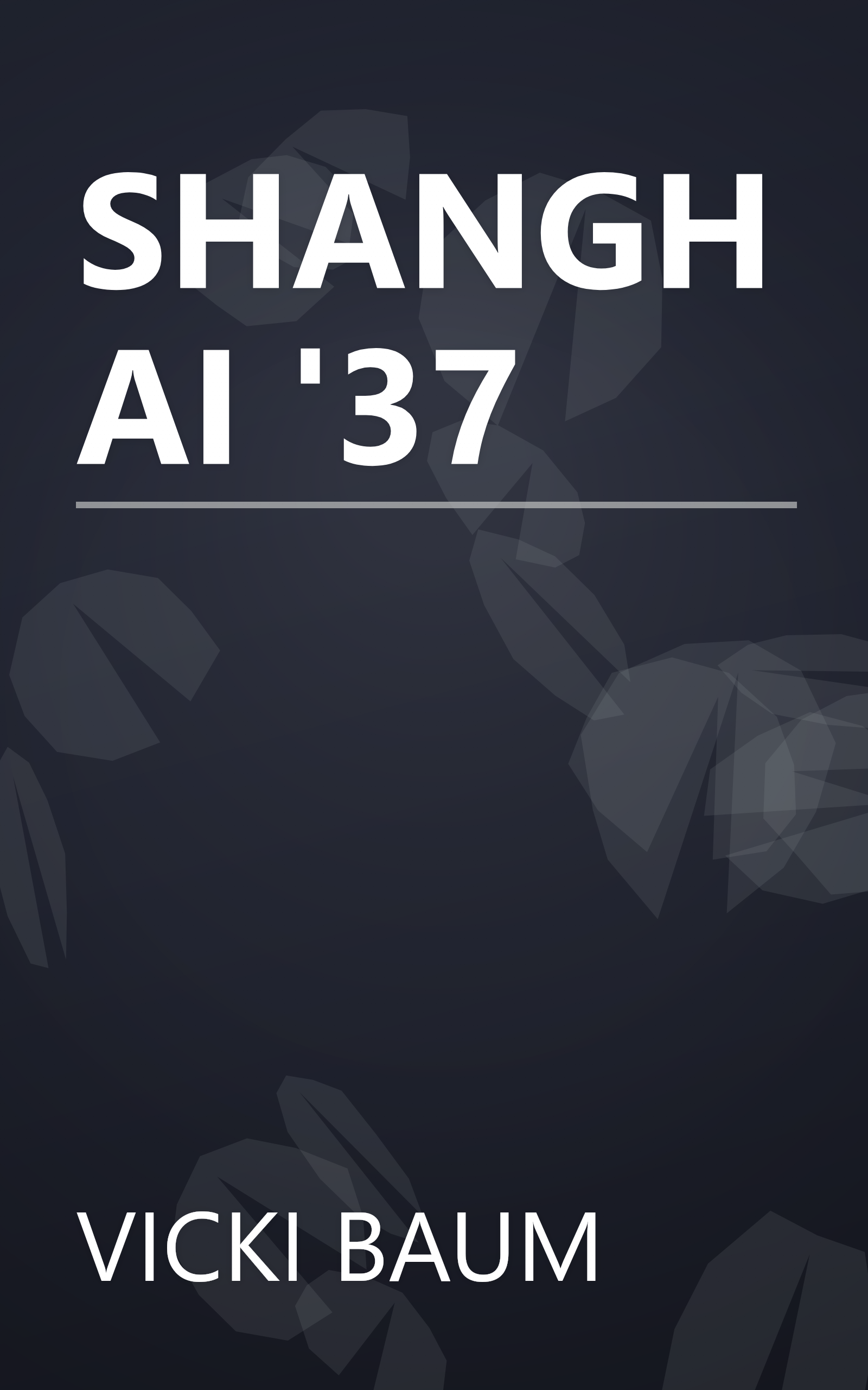 SHANGHAI '37 book cover