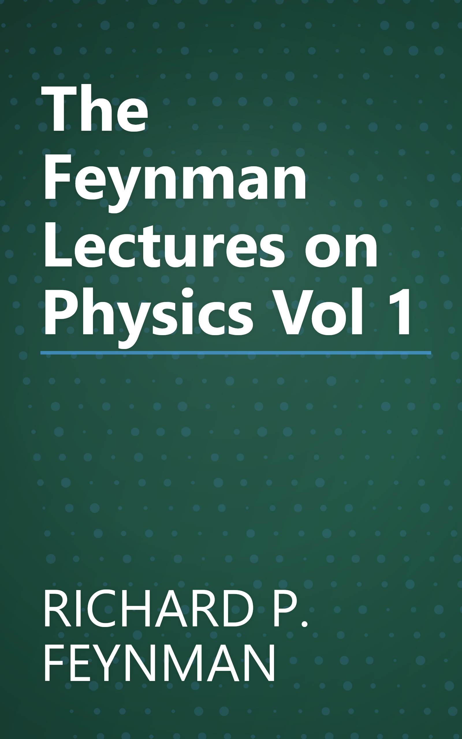 The Feynman Lectures on Physics Vol 1 book cover
