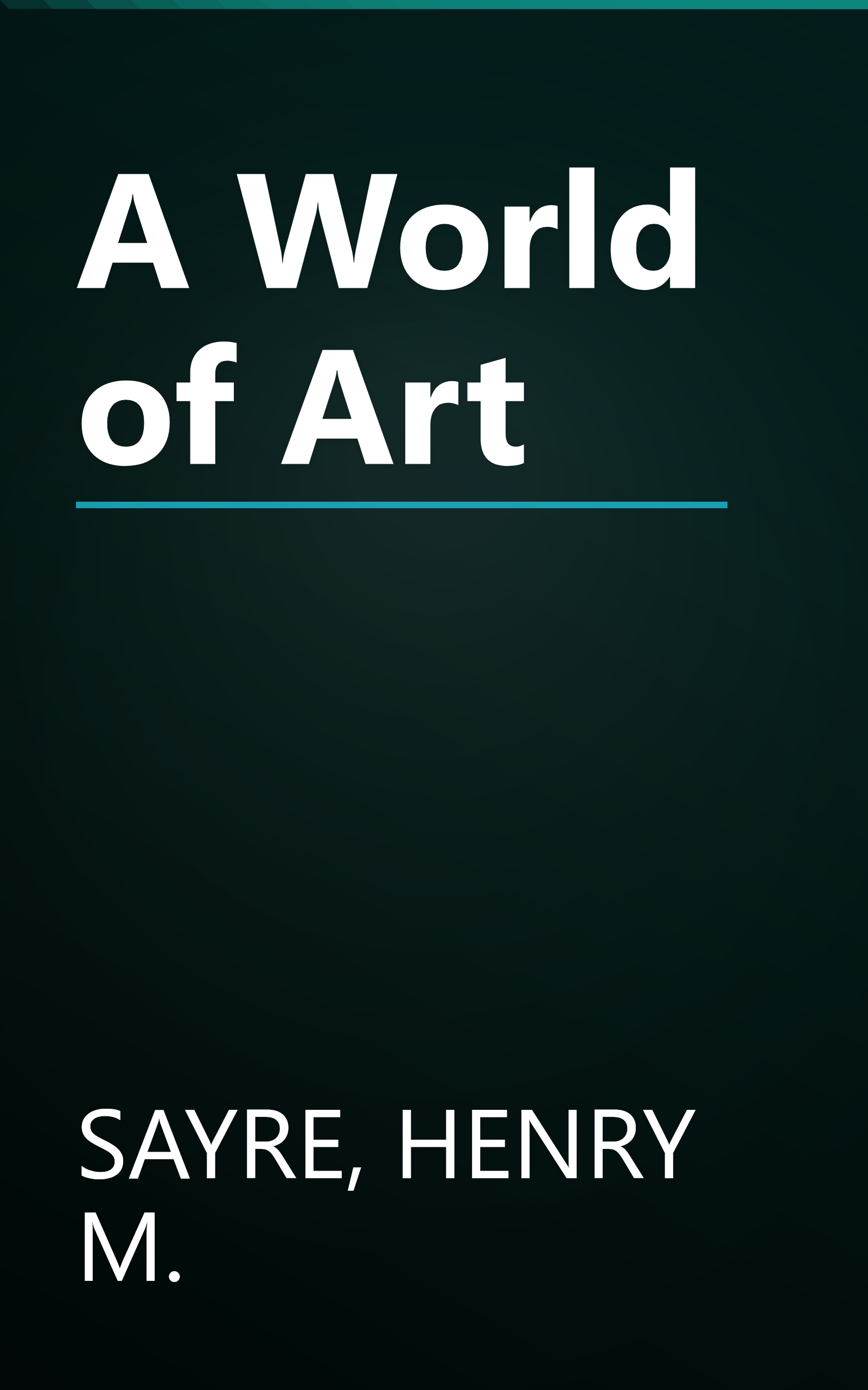 A World of Art book cover