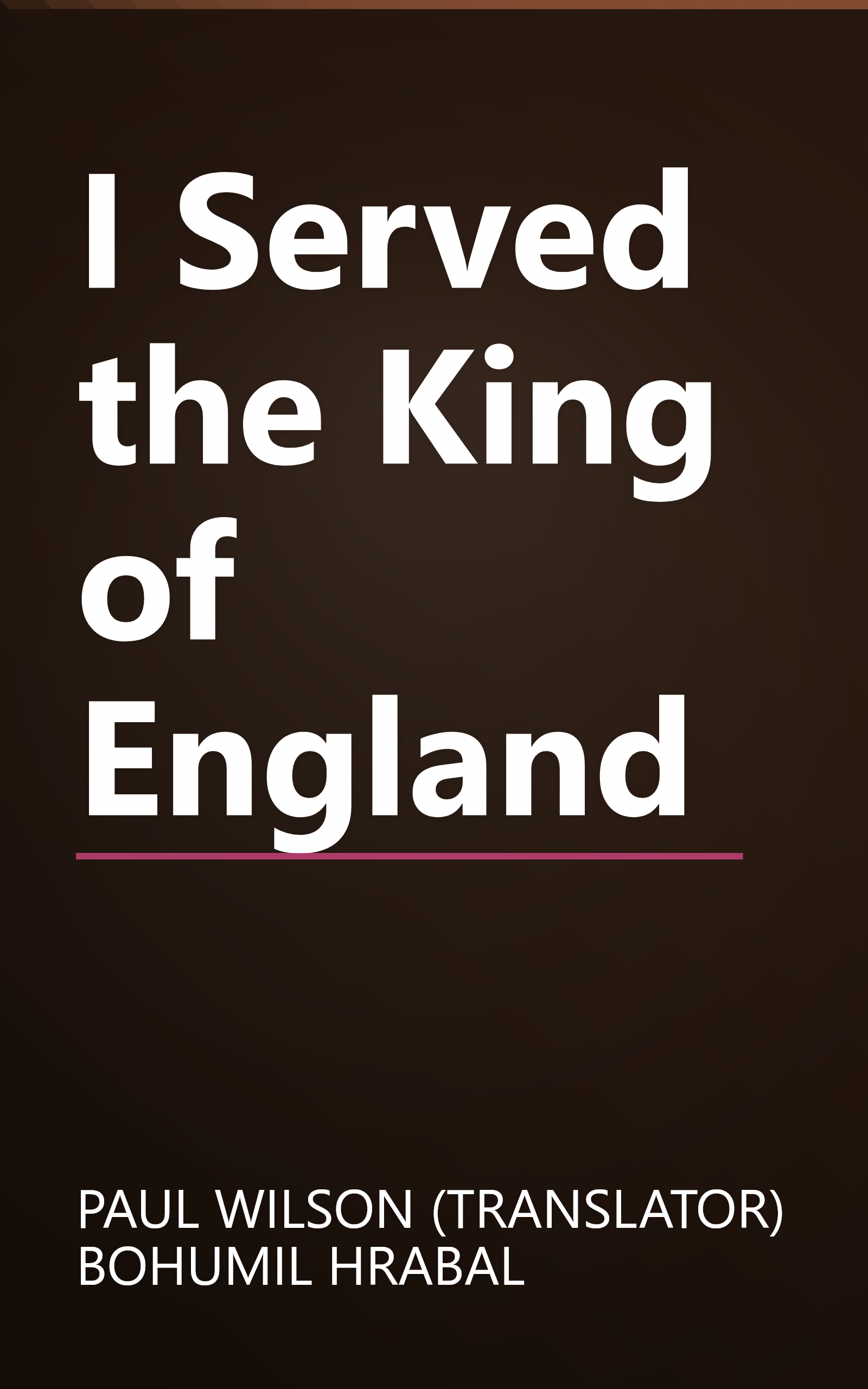 I Served the King of England book cover