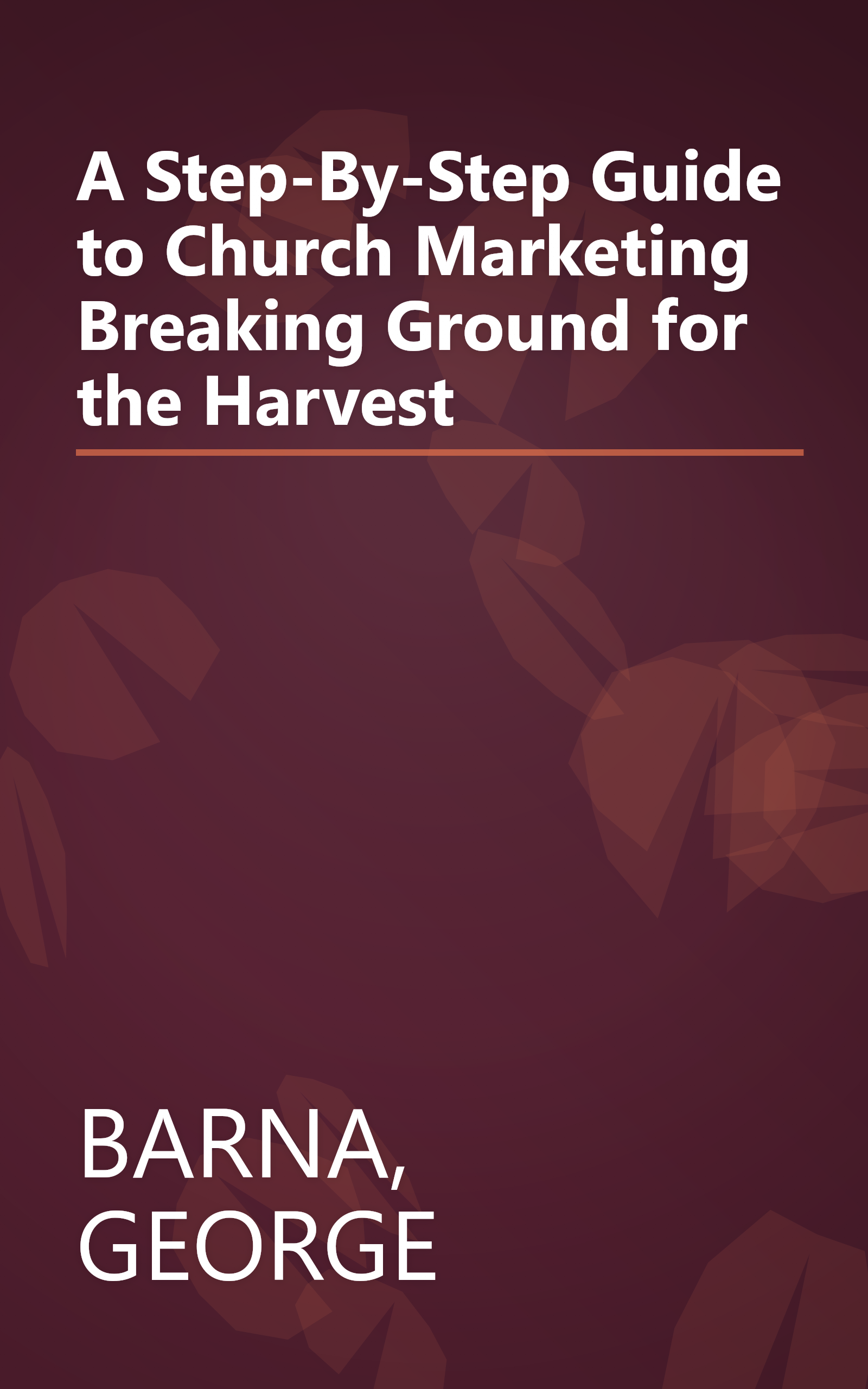 A Step-By-Step Guide to Church Marketing Breaking Ground for the Harvest book cover