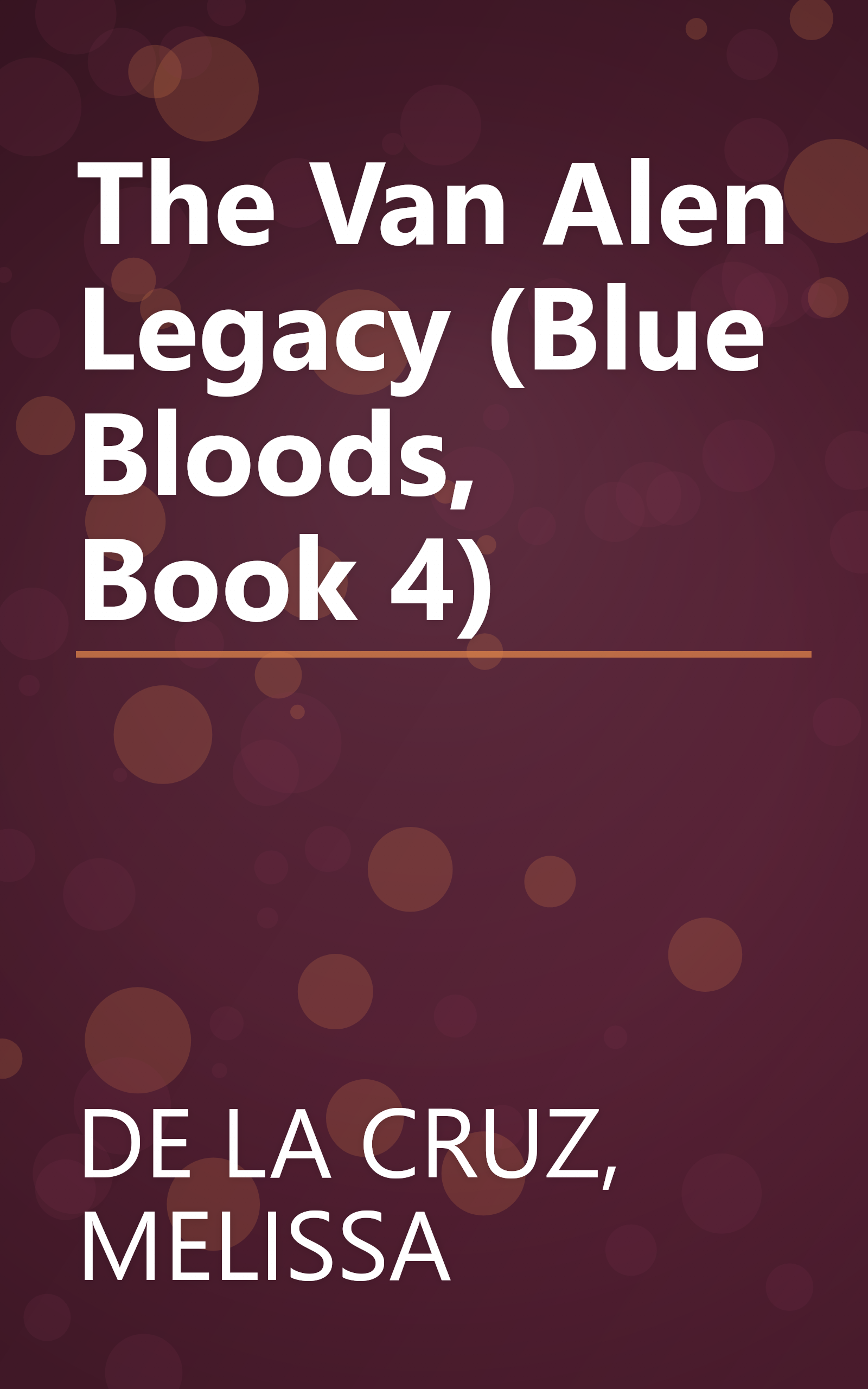 The Van Alen Legacy (Blue Bloods, Book 4) book cover