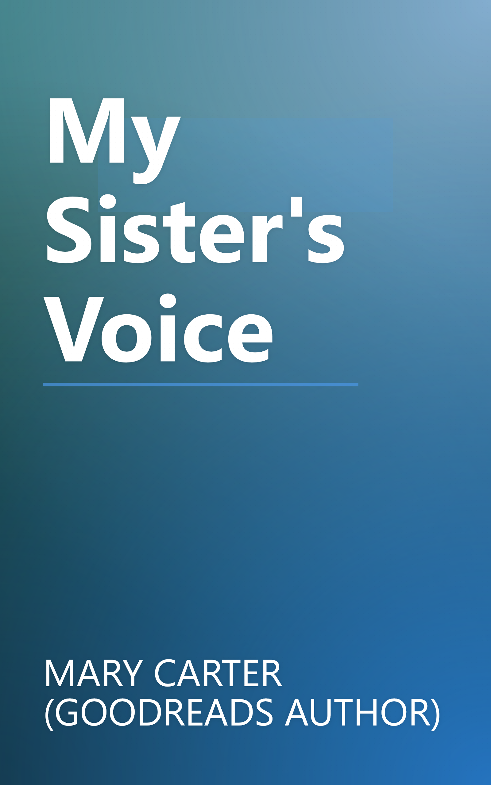 My Sister's Voice book cover