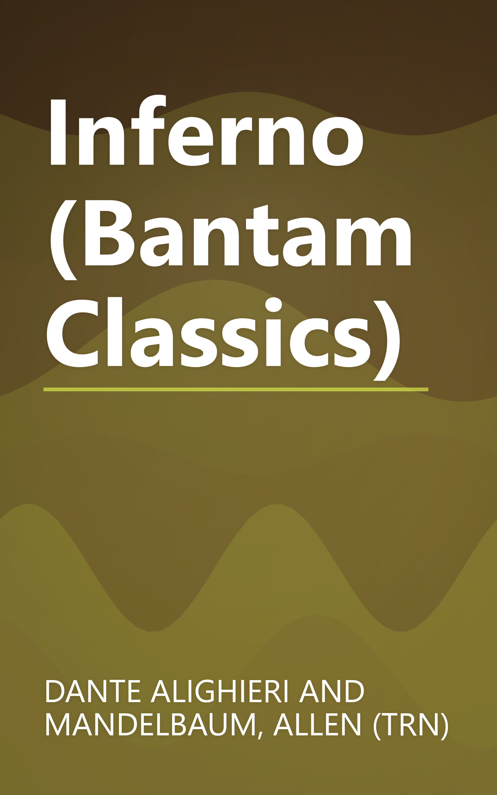 Inferno (Bantam Classics) book cover