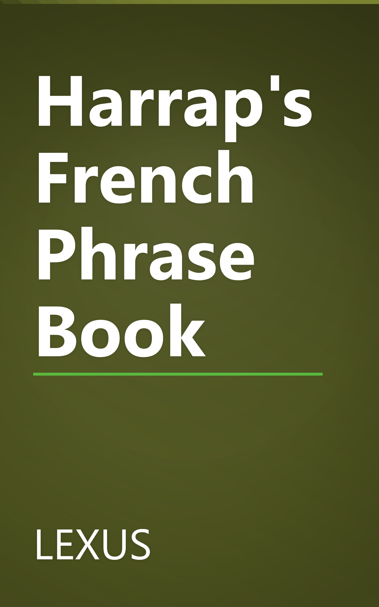 Harrap's French Phrase Book book cover