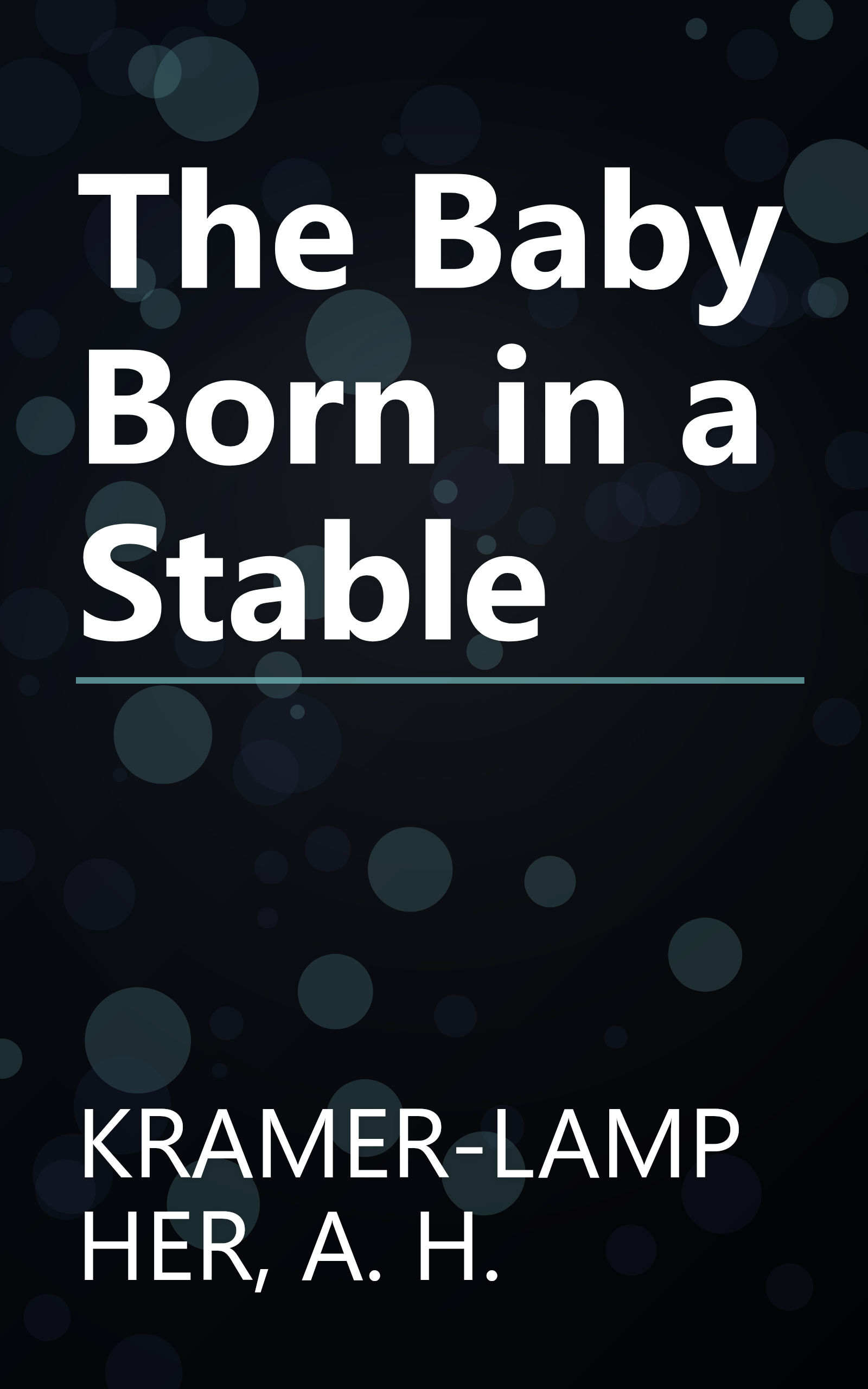 The Baby Born in a Stable book cover