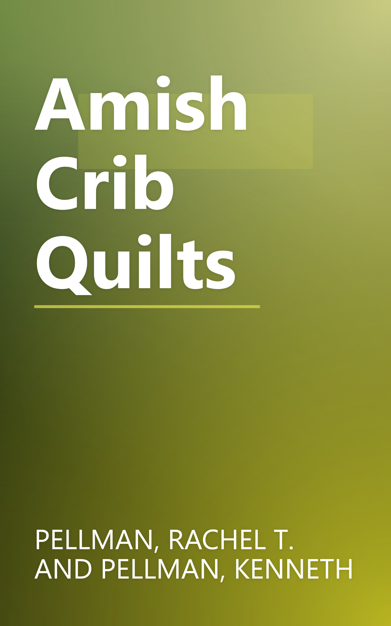 Amish Crib Quilts book cover