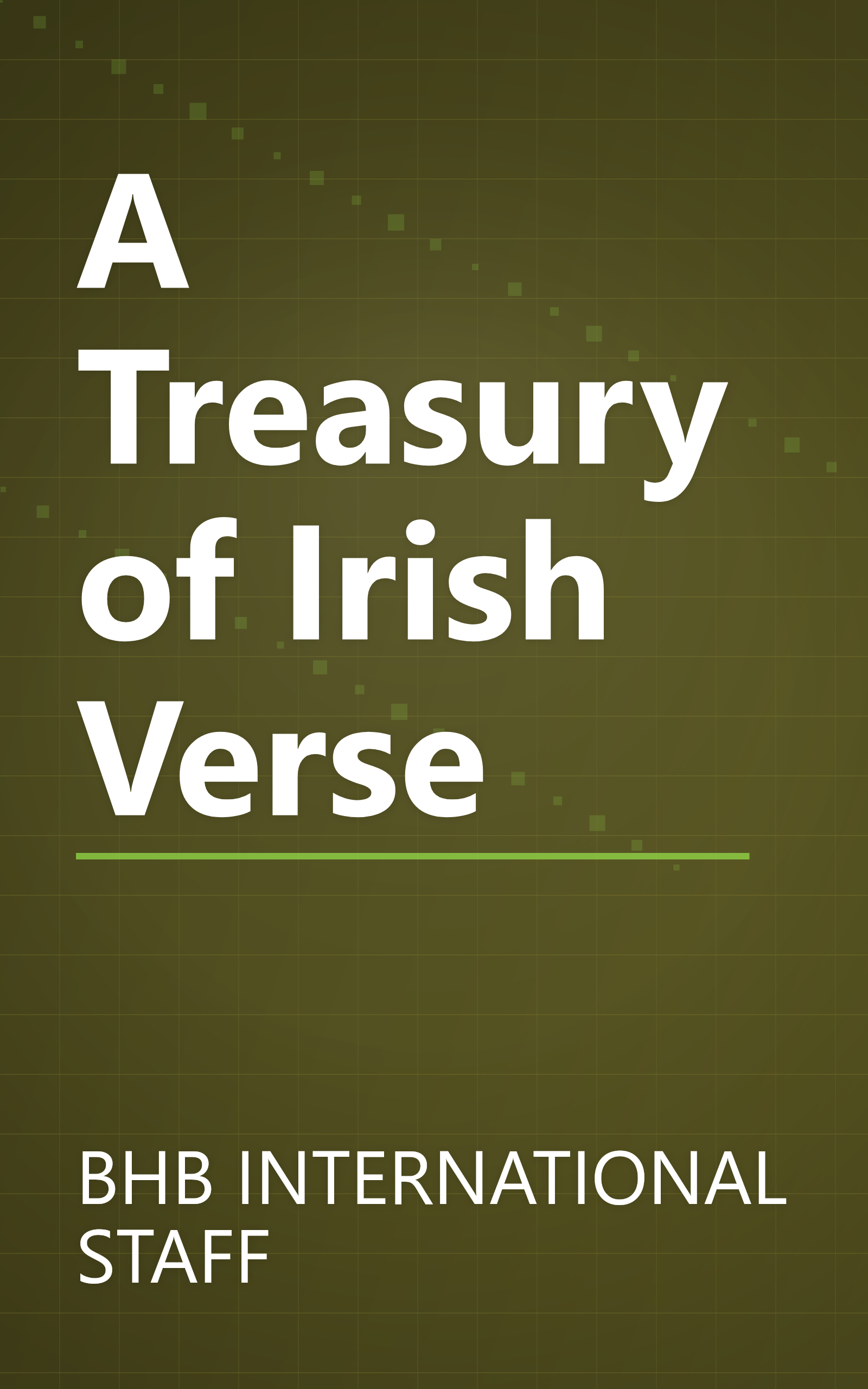 A Treasury of Irish Verse book cover