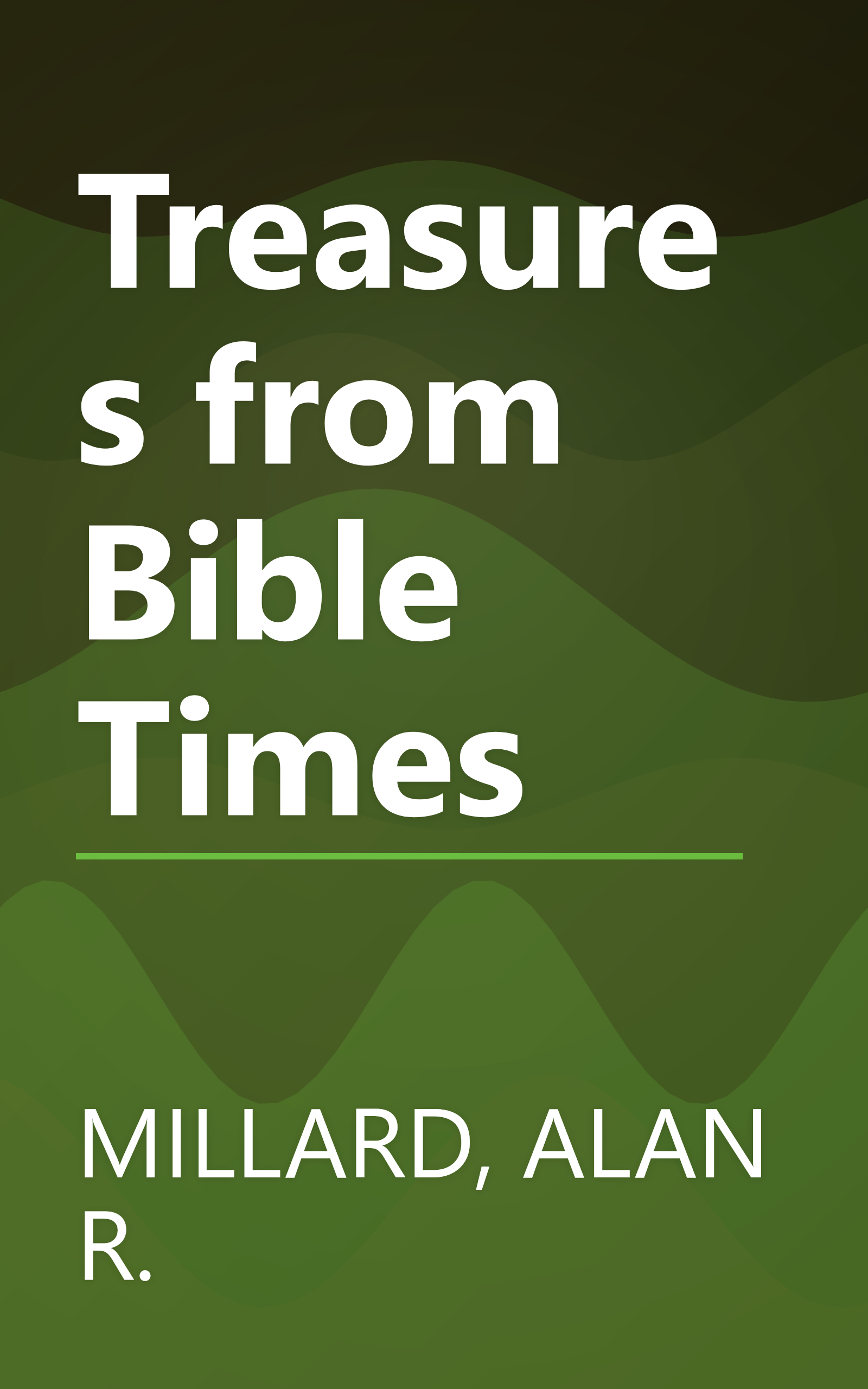 Treasures from Bible Times book cover