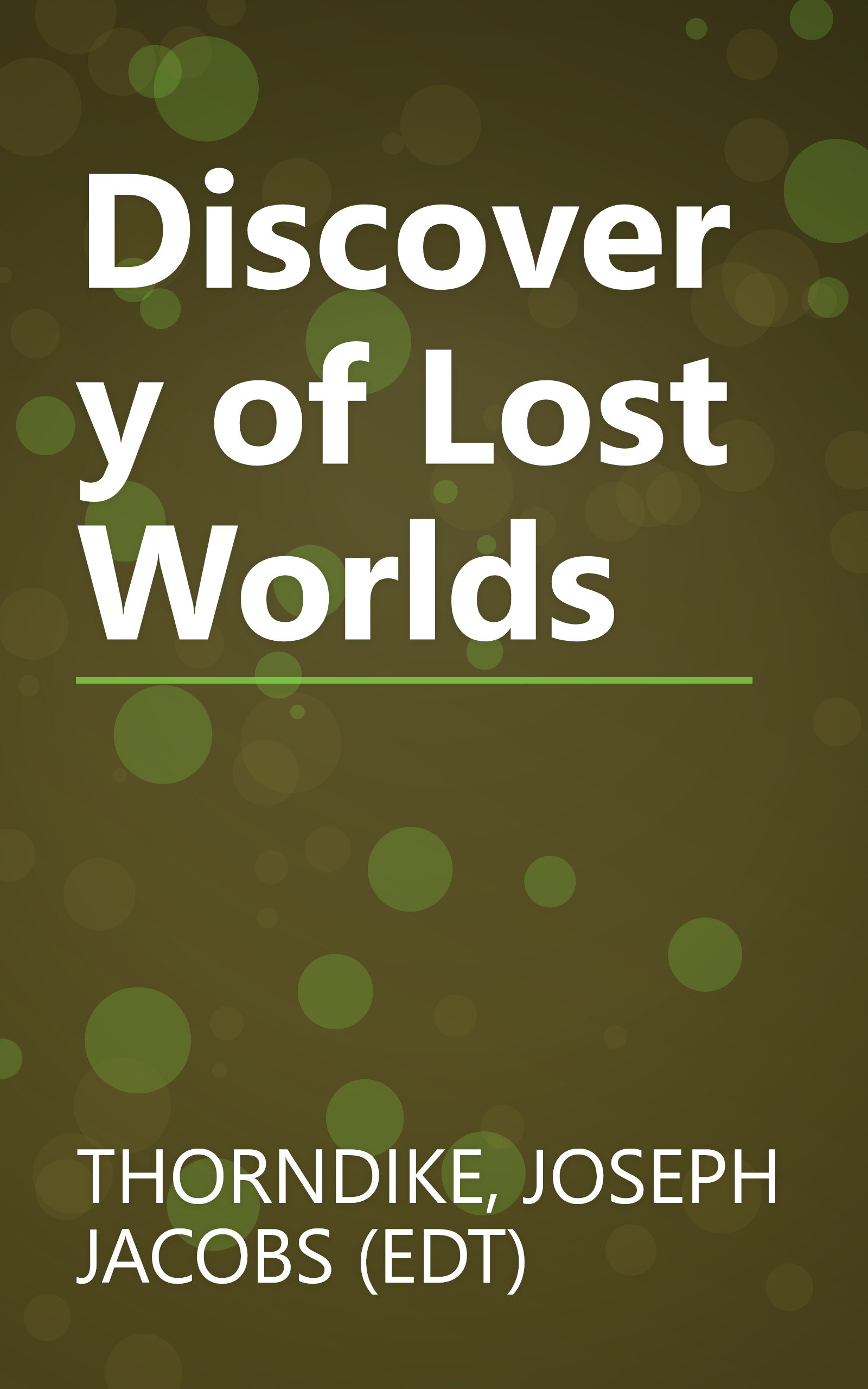 Discovery of Lost Worlds book cover