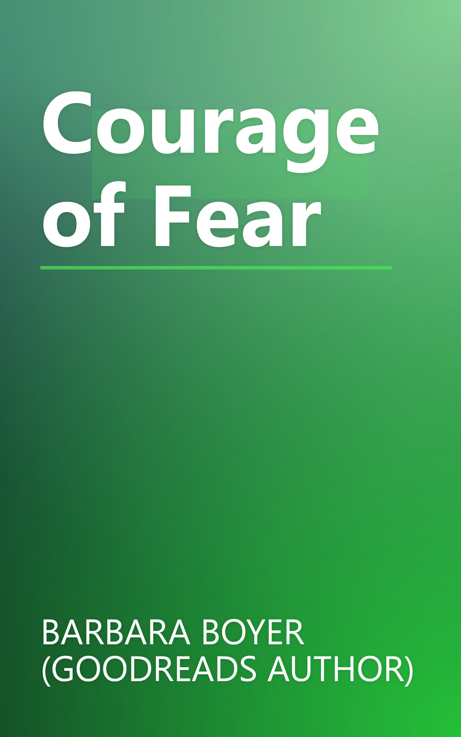 Courage of Fear book cover