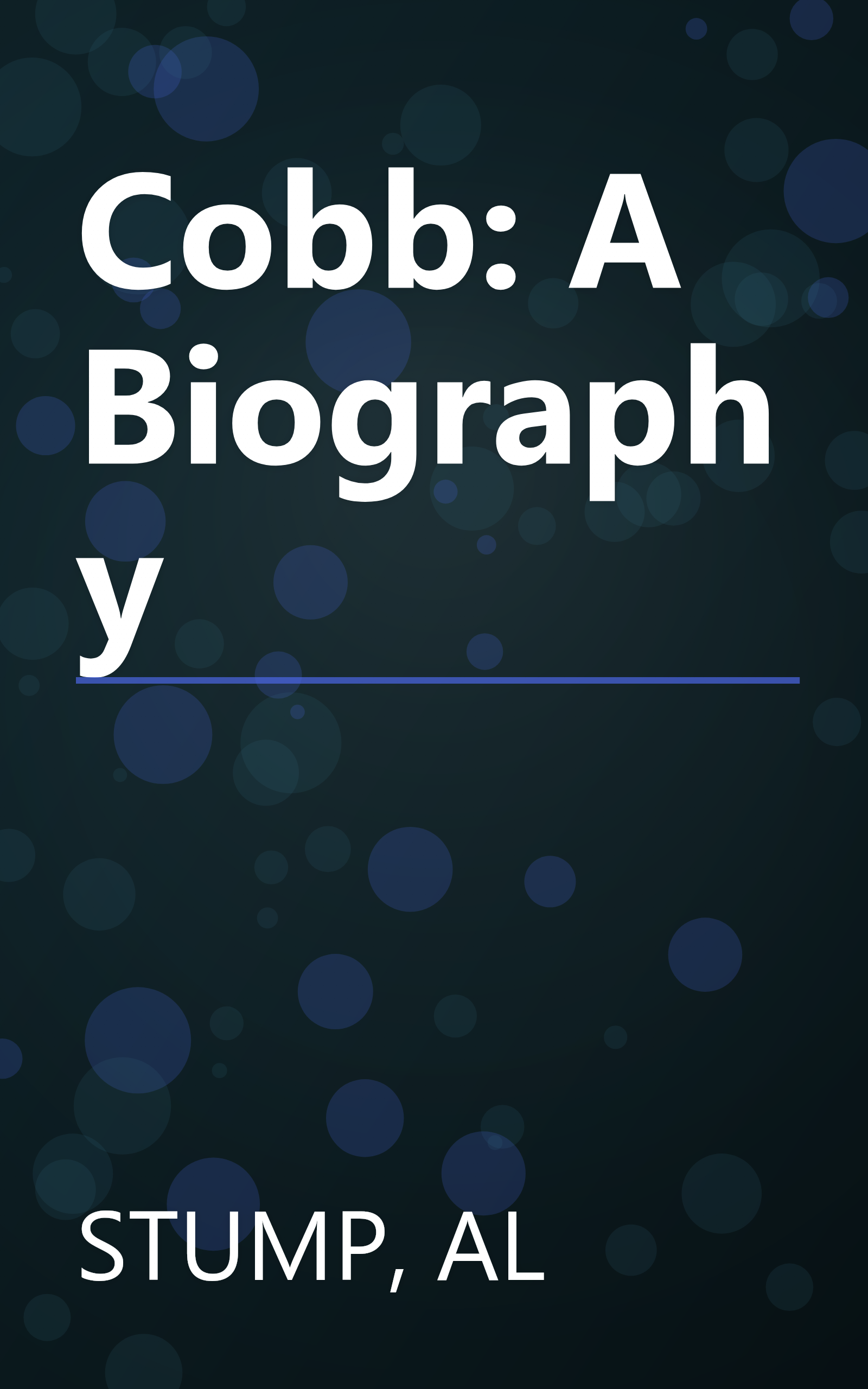 Cobb: A Biography book cover
