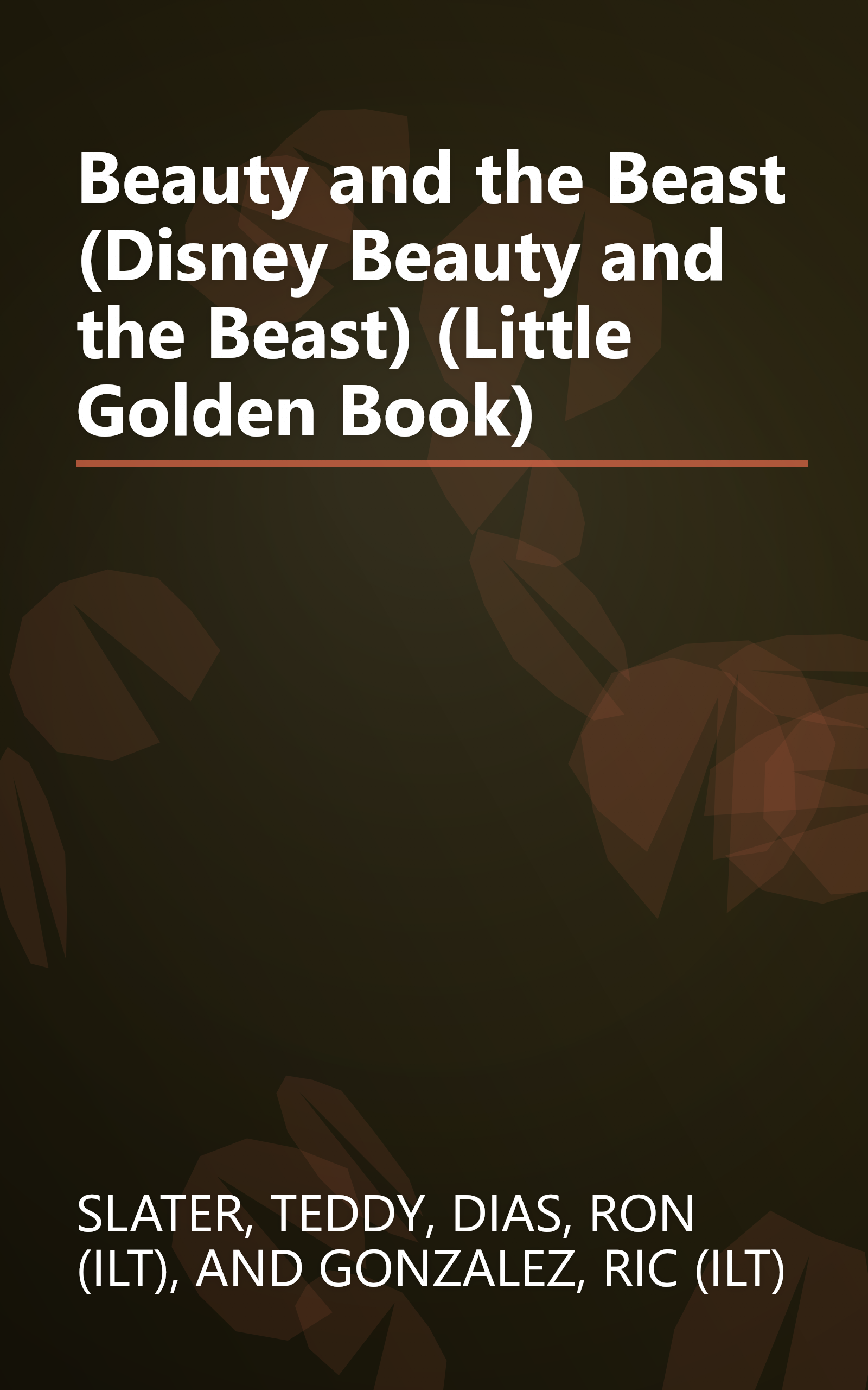 Beauty and the Beast (Disney Beauty and the Beast) (Little Golden Book) book cover