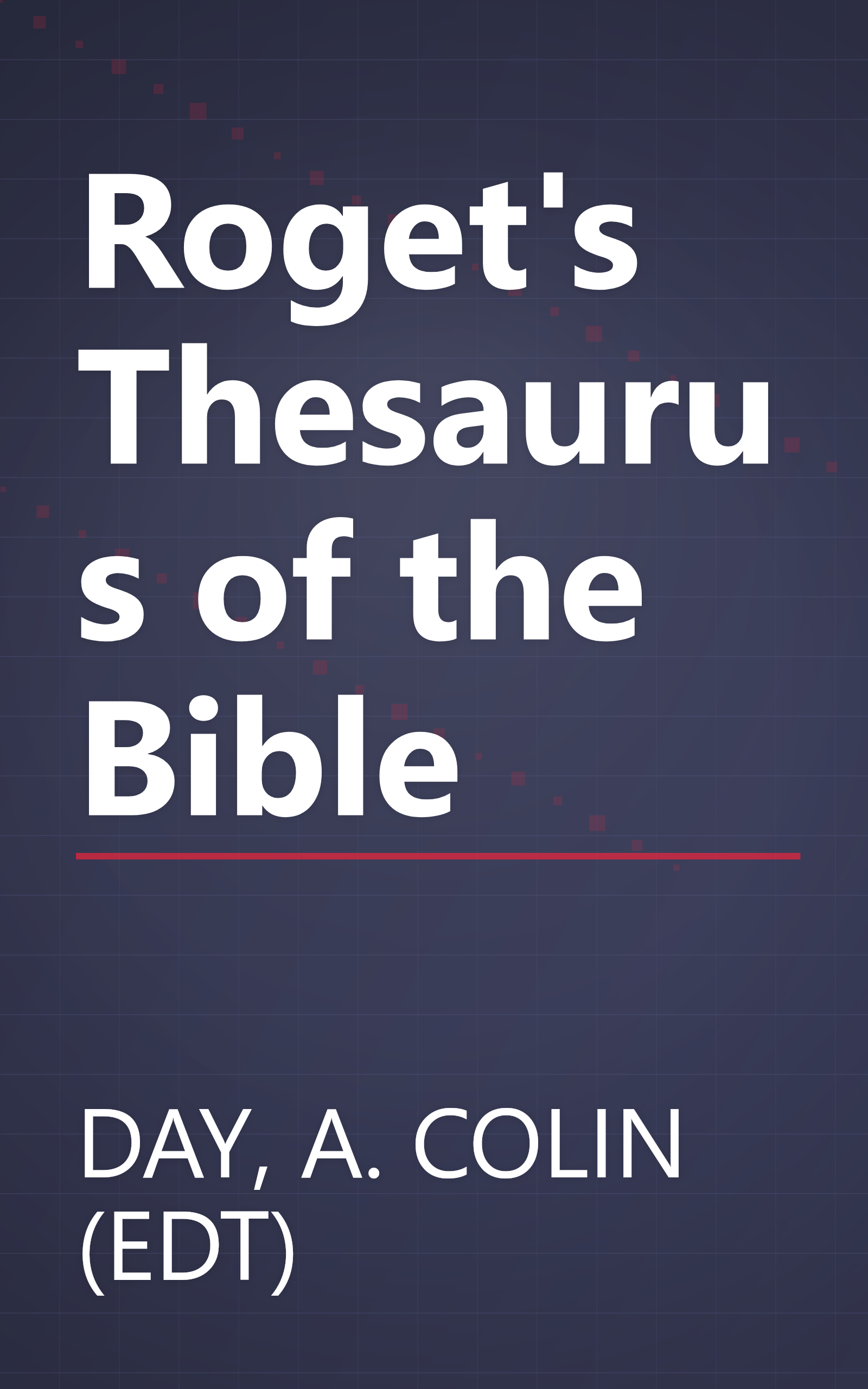 Roget's Thesaurus of the Bible book cover