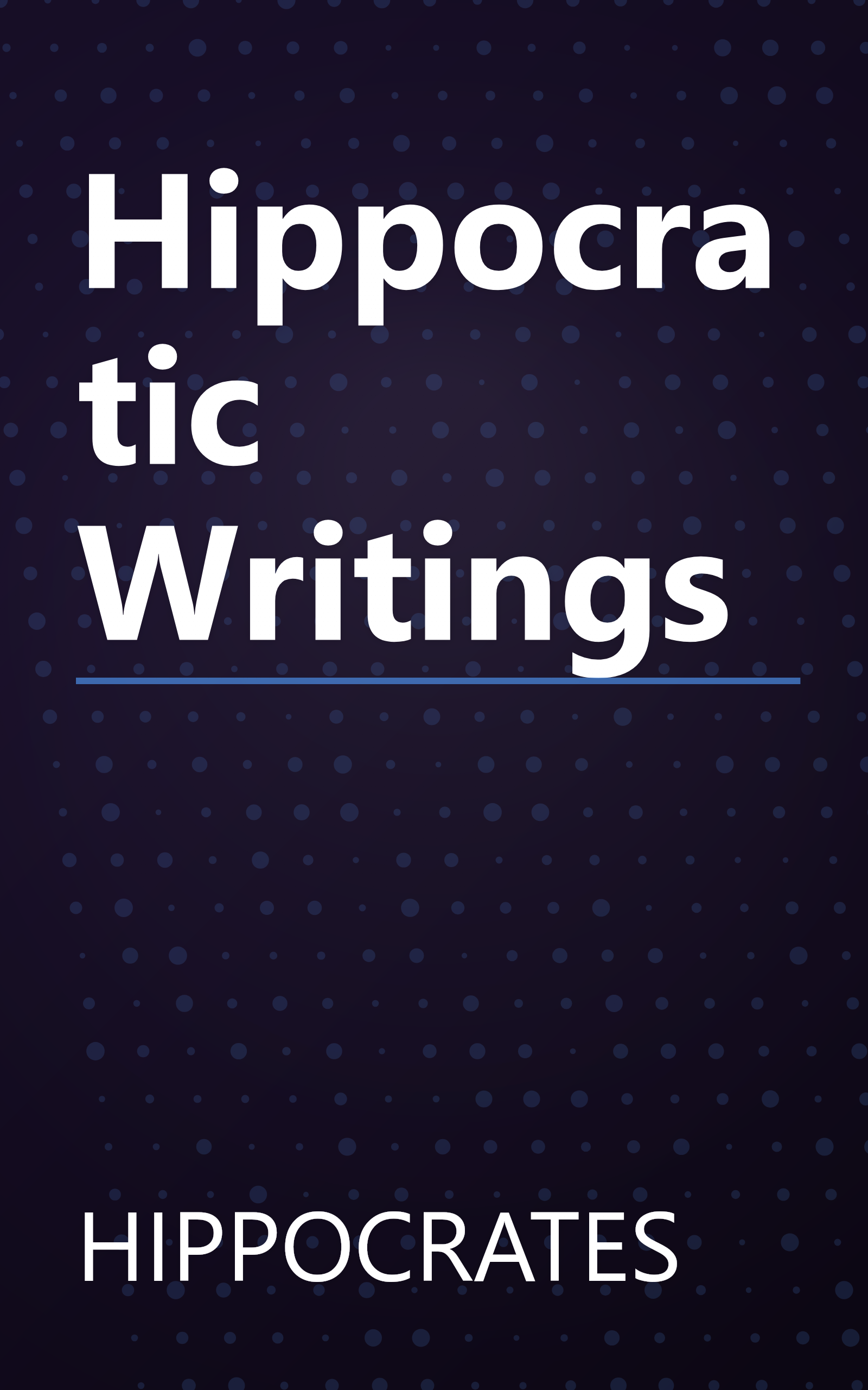 Hippocratic Writings book cover
