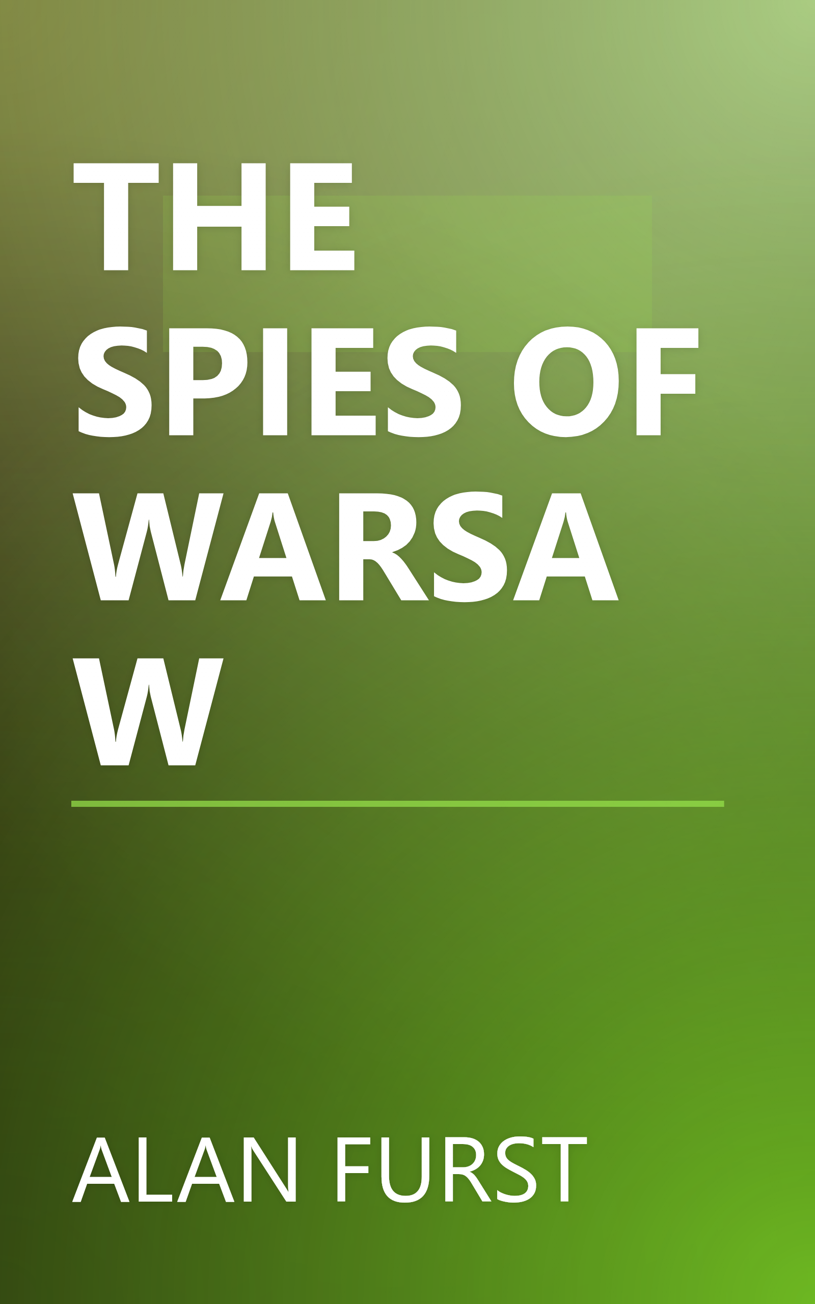 THE SPIES OF WARSAW book cover