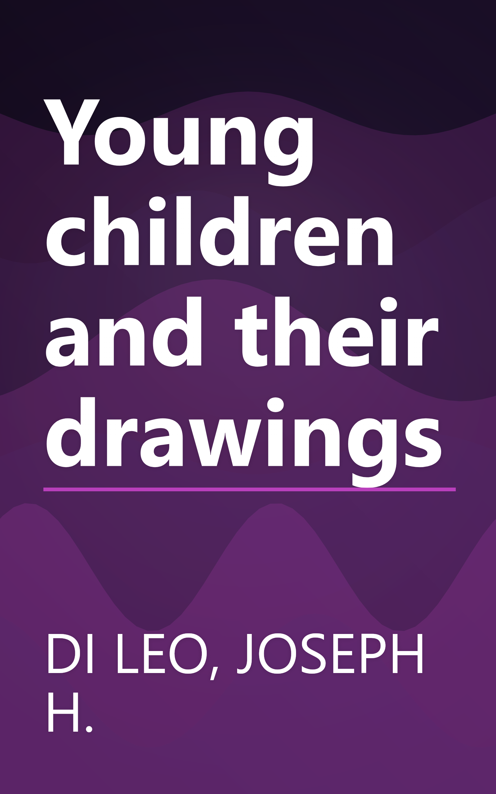 Young children and their drawings book cover