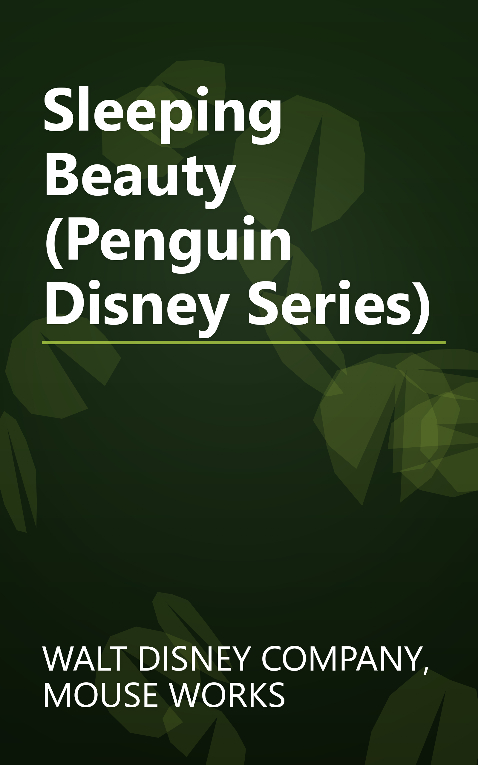 Sleeping Beauty (Penguin Disney Series) book cover