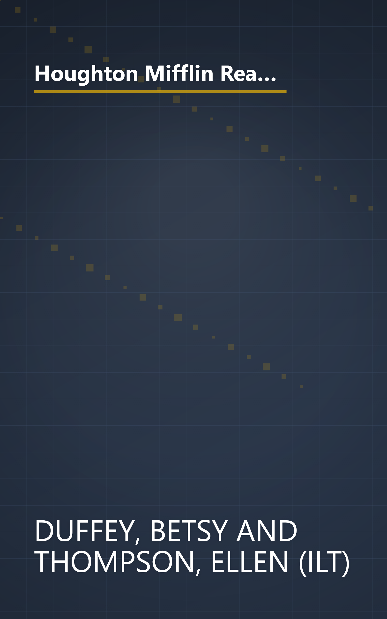 Houghton Mifflin Reading: The Nation's Choice: Theme Paperbacks, Above-Level Grade 2.2 Theme 4 - Spotlight on Cody book cover