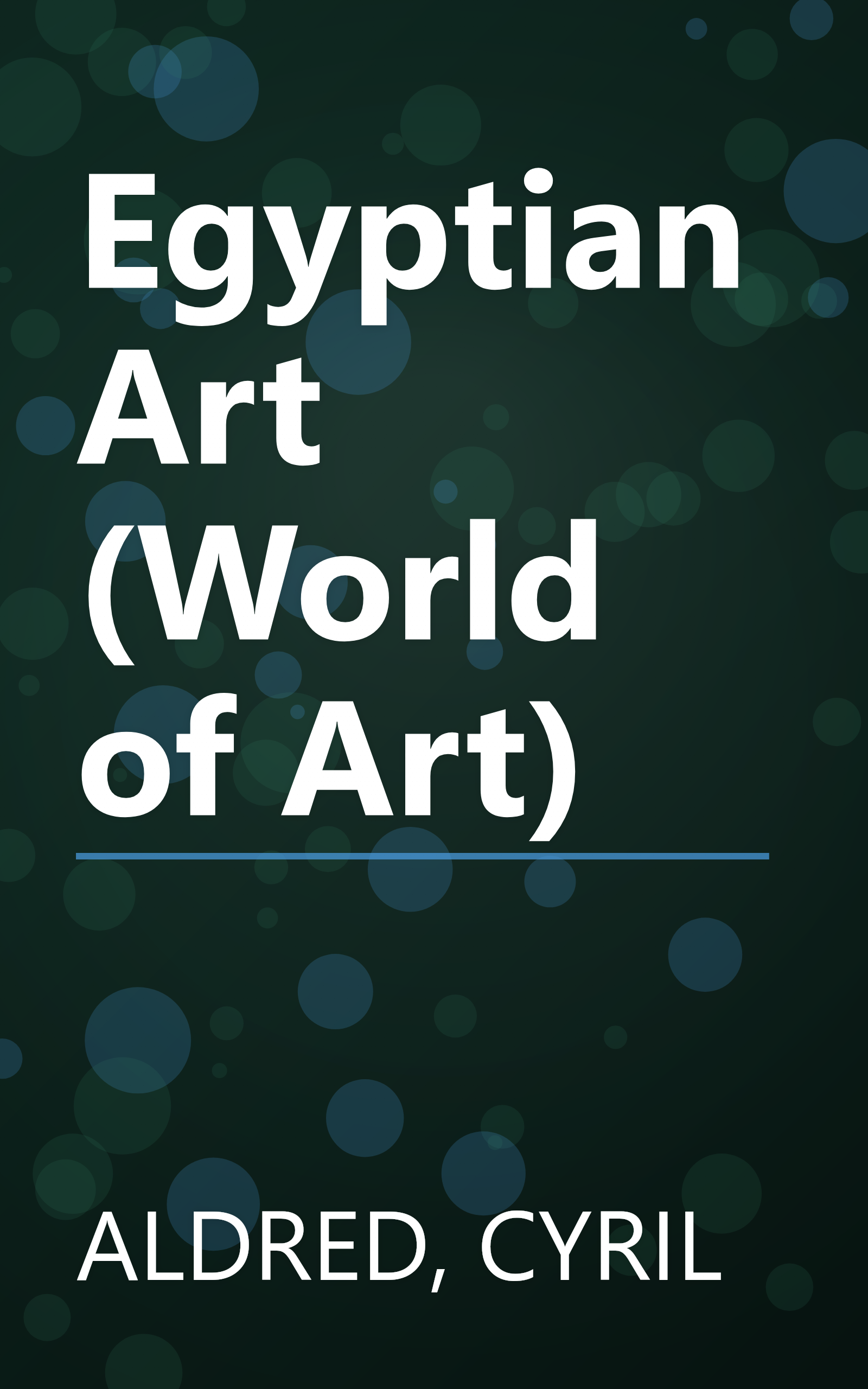 Egyptian Art (World of Art) book cover