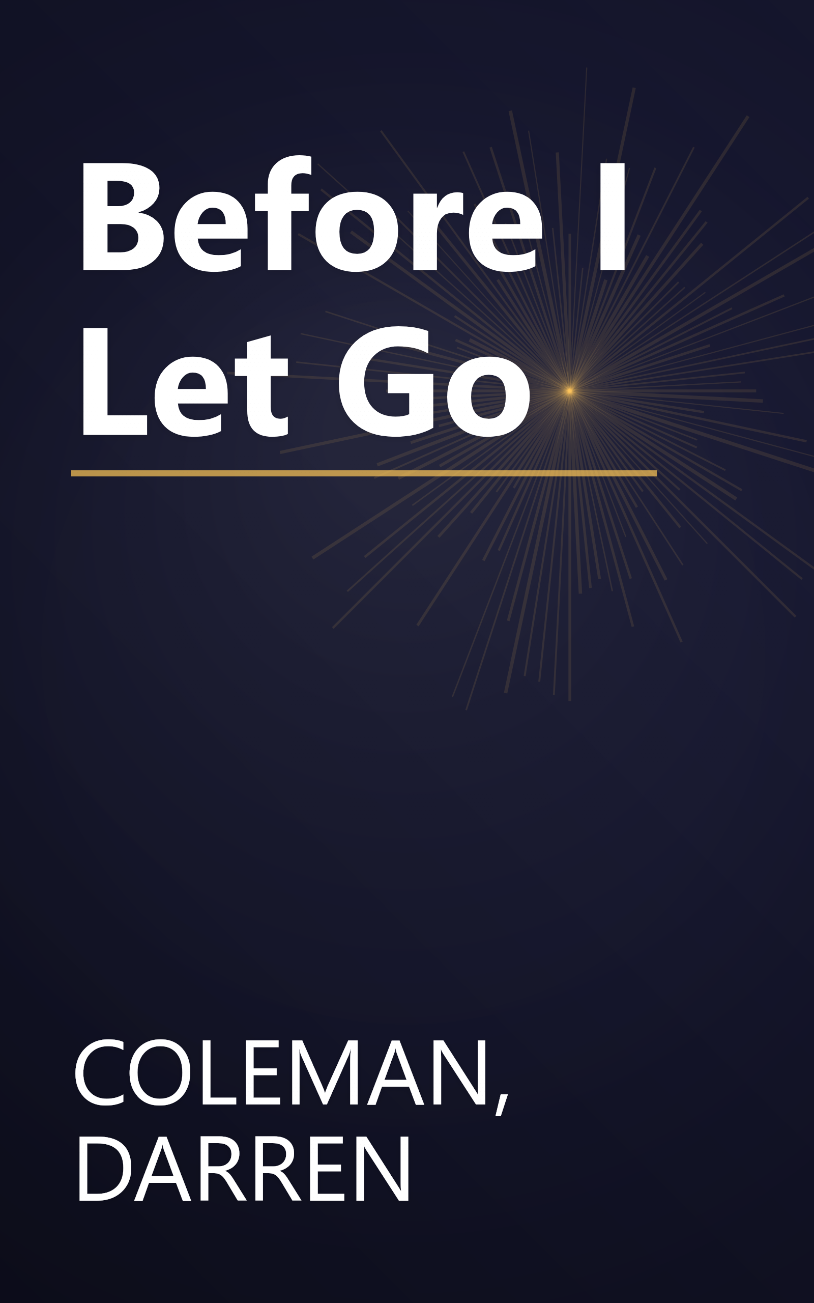 Before I Let Go book cover