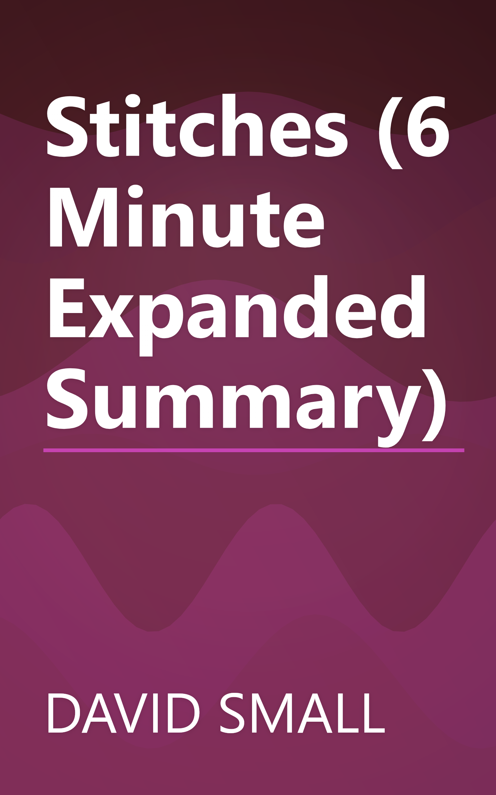 Stitches (6 Minute   Expanded Summary) book cover