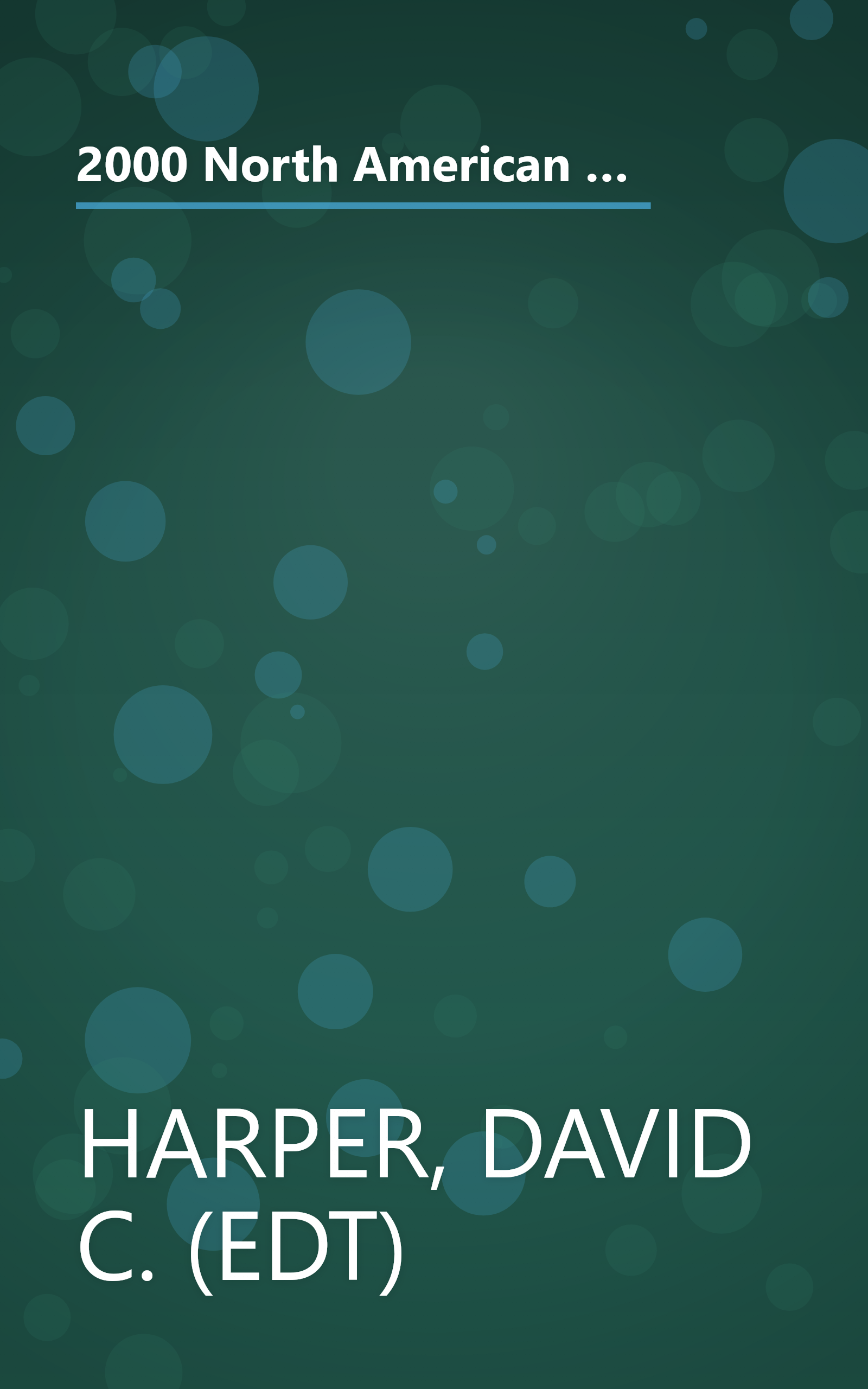 2000 North American Coins & Prices: A Guide to U.S., Canadian and Mexican Coins (North American Coins and Prices, 2000) book cover