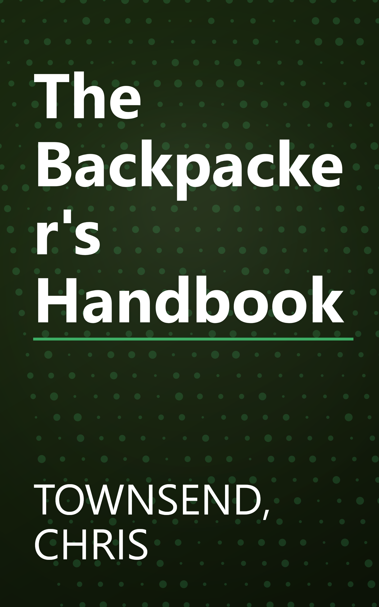The Backpacker's Handbook book cover