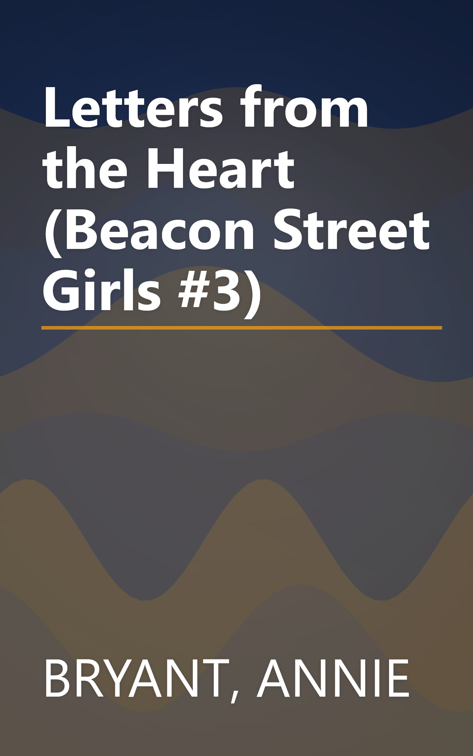 Letters from the Heart (Beacon Street Girls #3) book cover