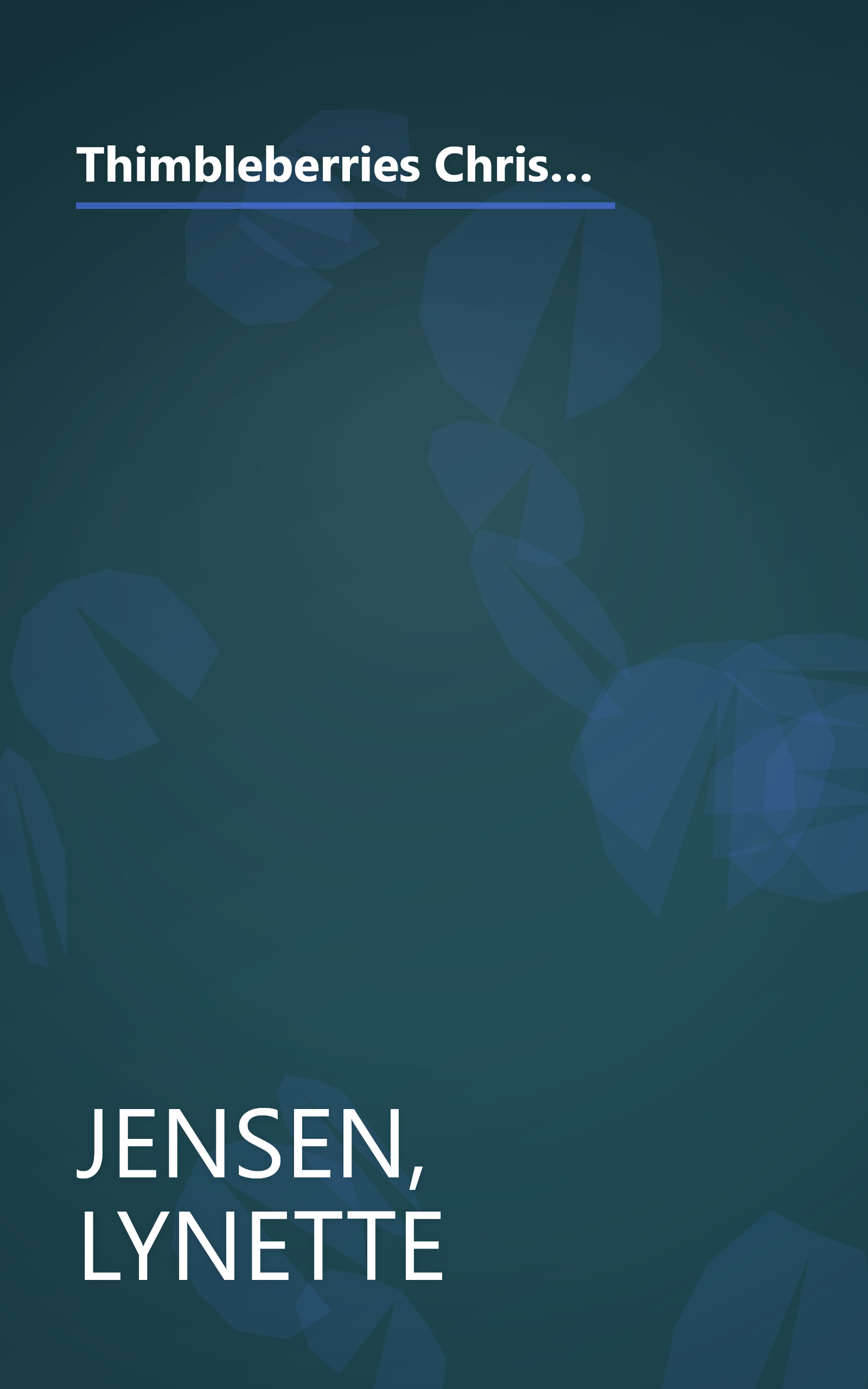 Thimbleberries Christmas Cottage: Country-Cottage Style Decorating, Entertaining, Collecting, and Quilting Inspirations for Creating Your Dream book cover