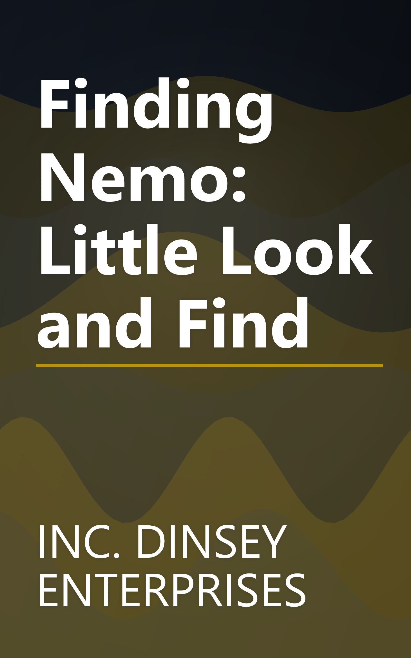 Finding Nemo: Little Look and Find book cover