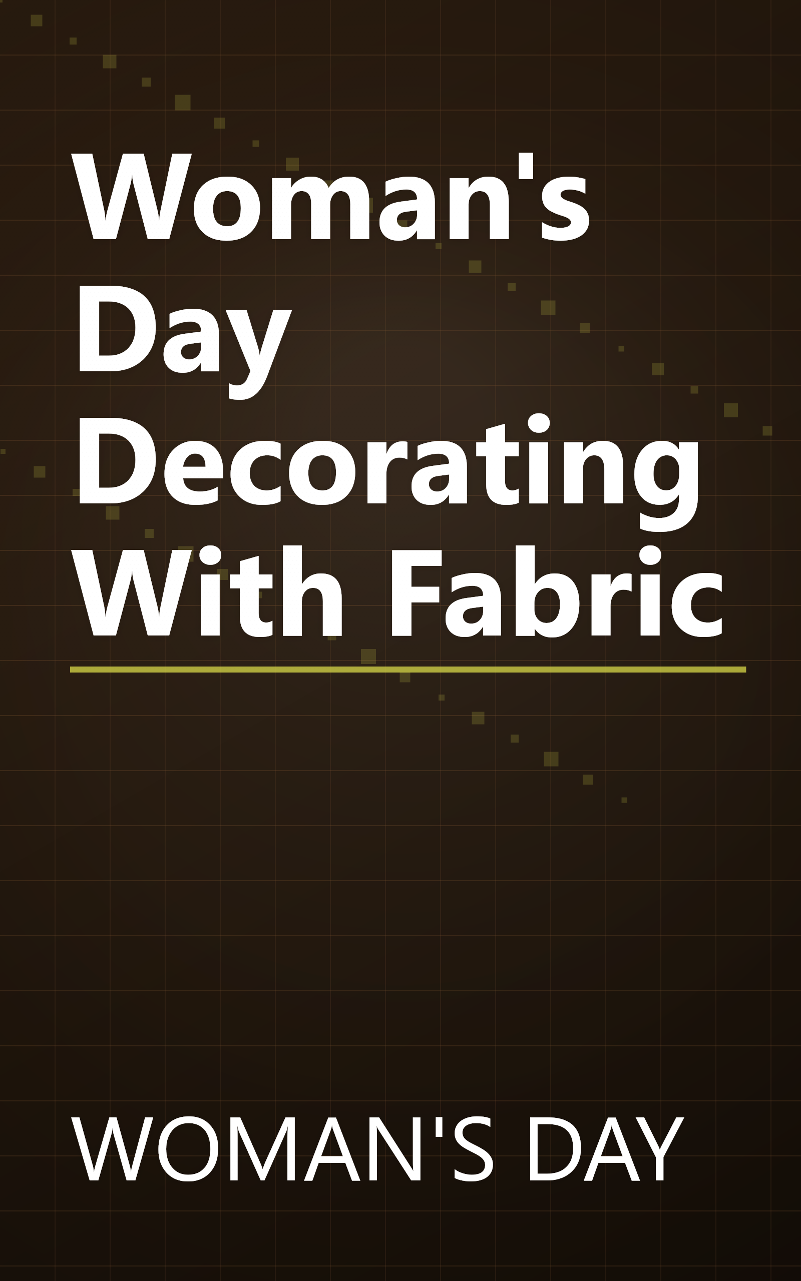 Woman's Day Decorating With Fabric book cover