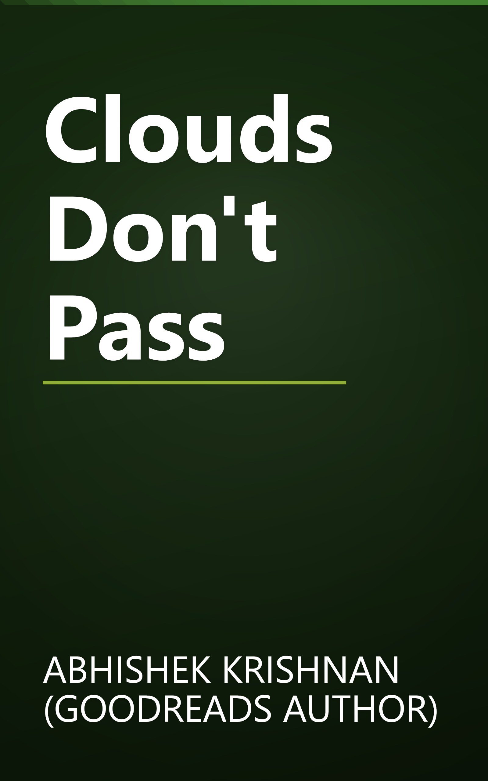 Clouds Don't Pass book cover