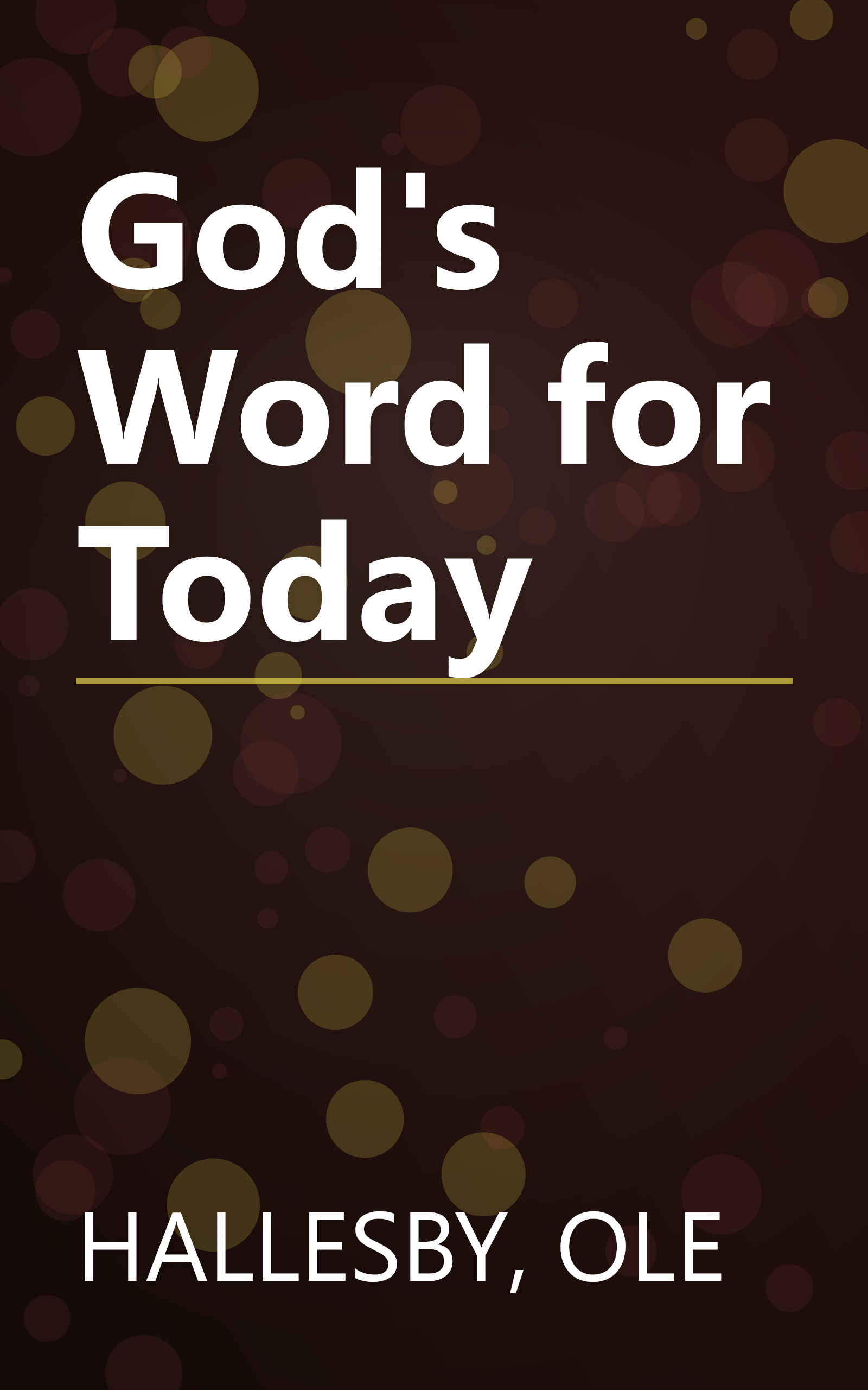 God's Word for Today book cover
